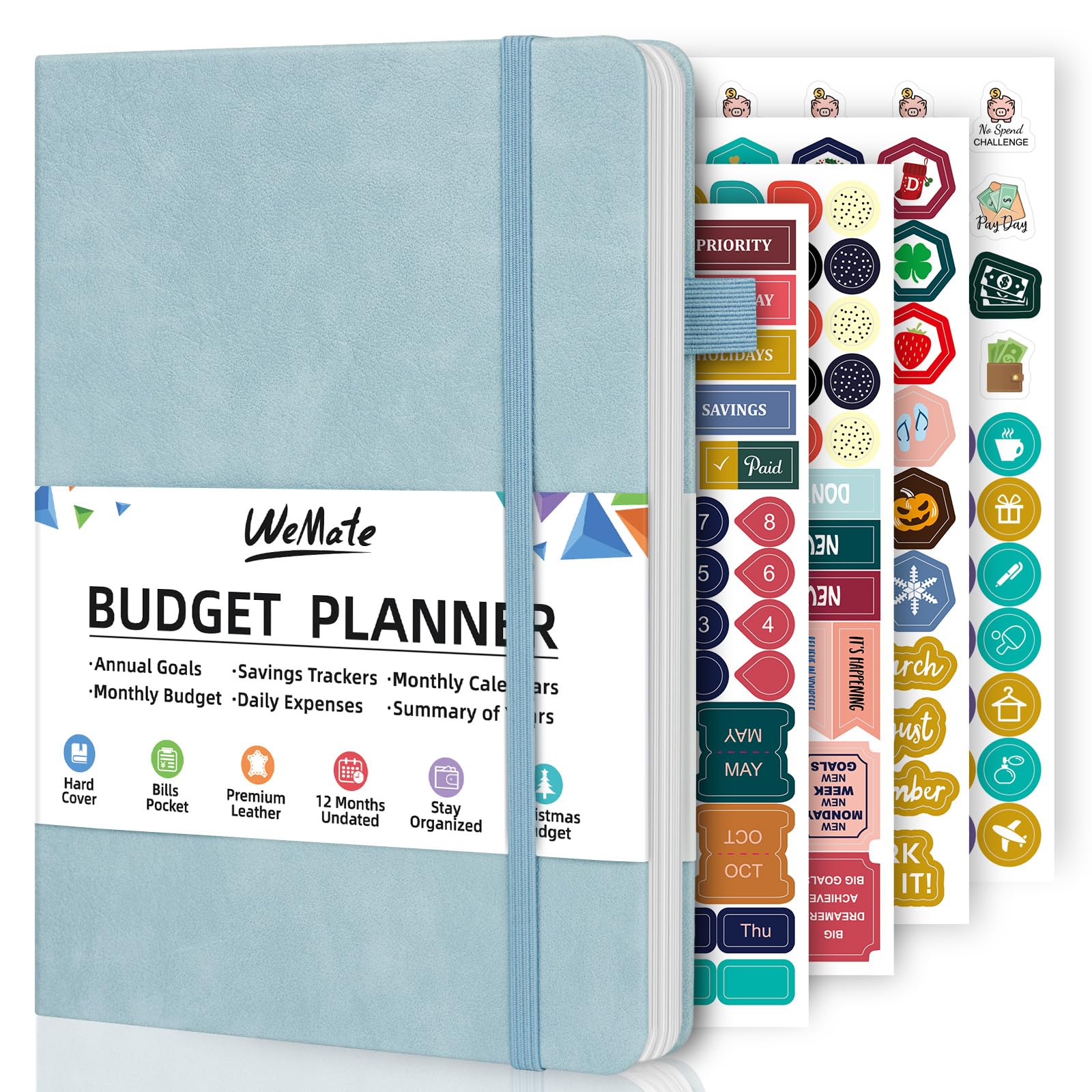 Amazon.com : WEMATE Budget Planner 2025 - Monthly Budget Book with ...