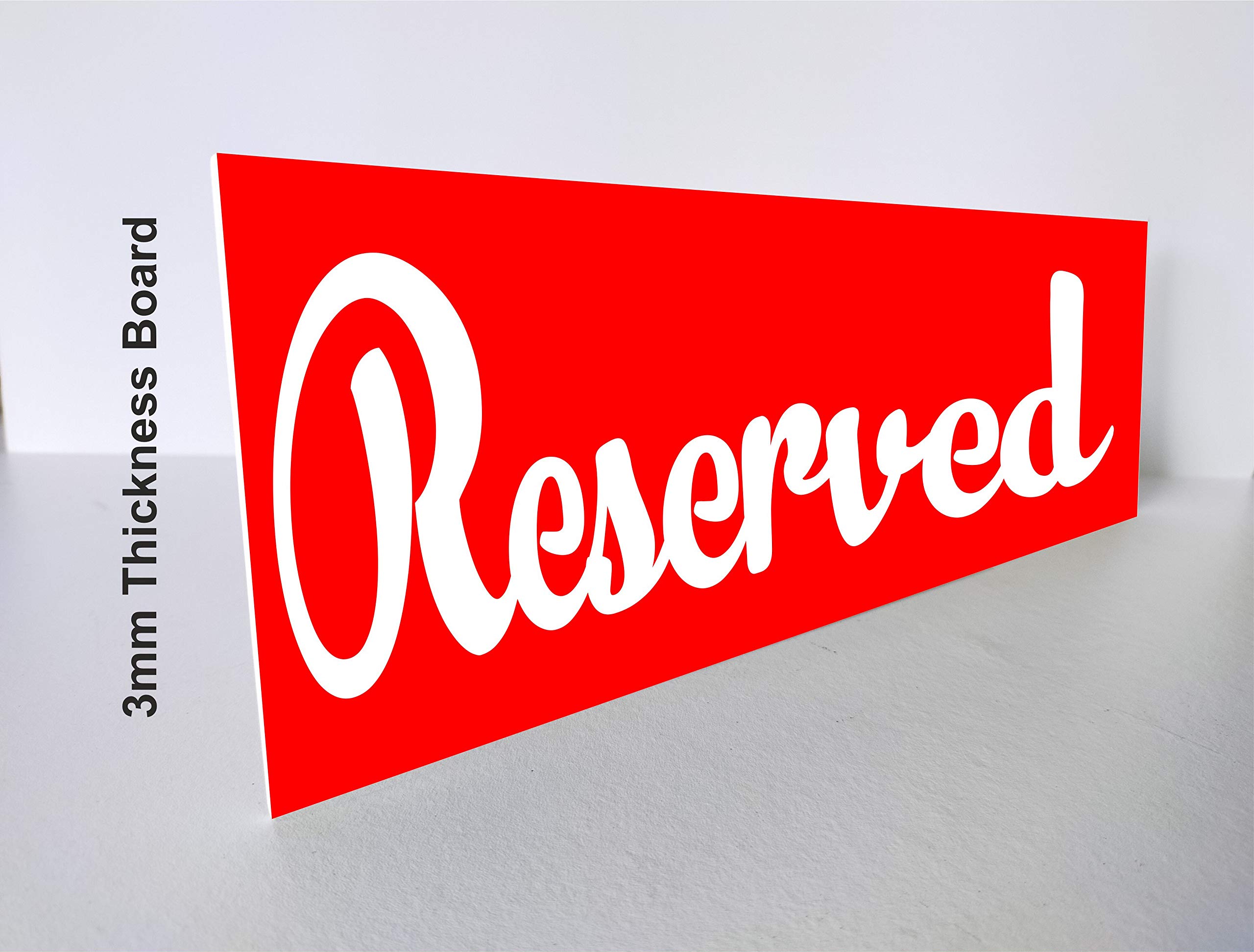 Buy SIGN EVER Reserved Sign Board For Office Bank Restaurant Hotel Mall ...
