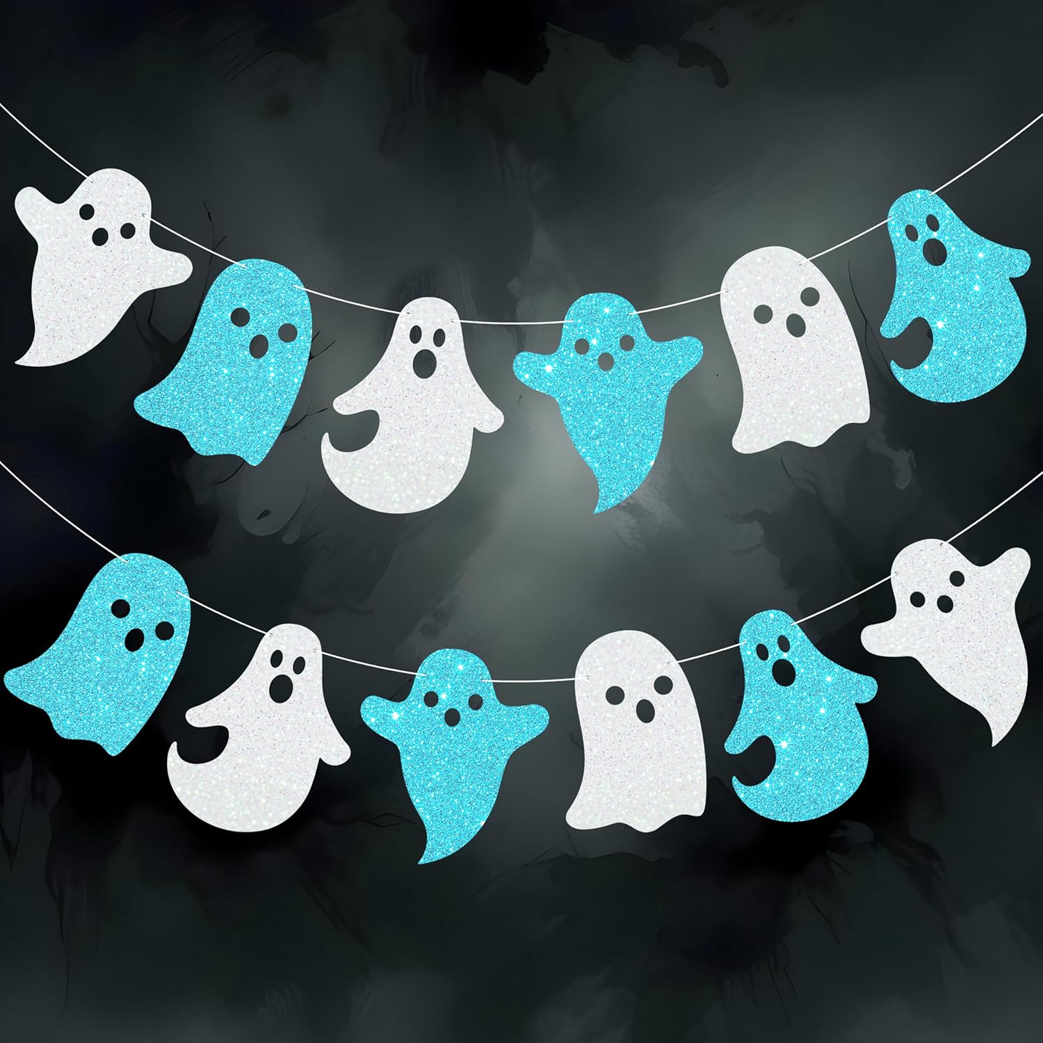 Amazon.com: 2pcs Halloween Ghost Banners Halloween Party Decorations ...