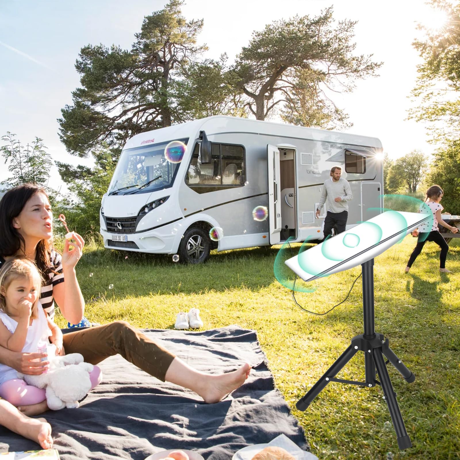 Portable Satellite Internet Eightwood High Performance Portable Tripod ...