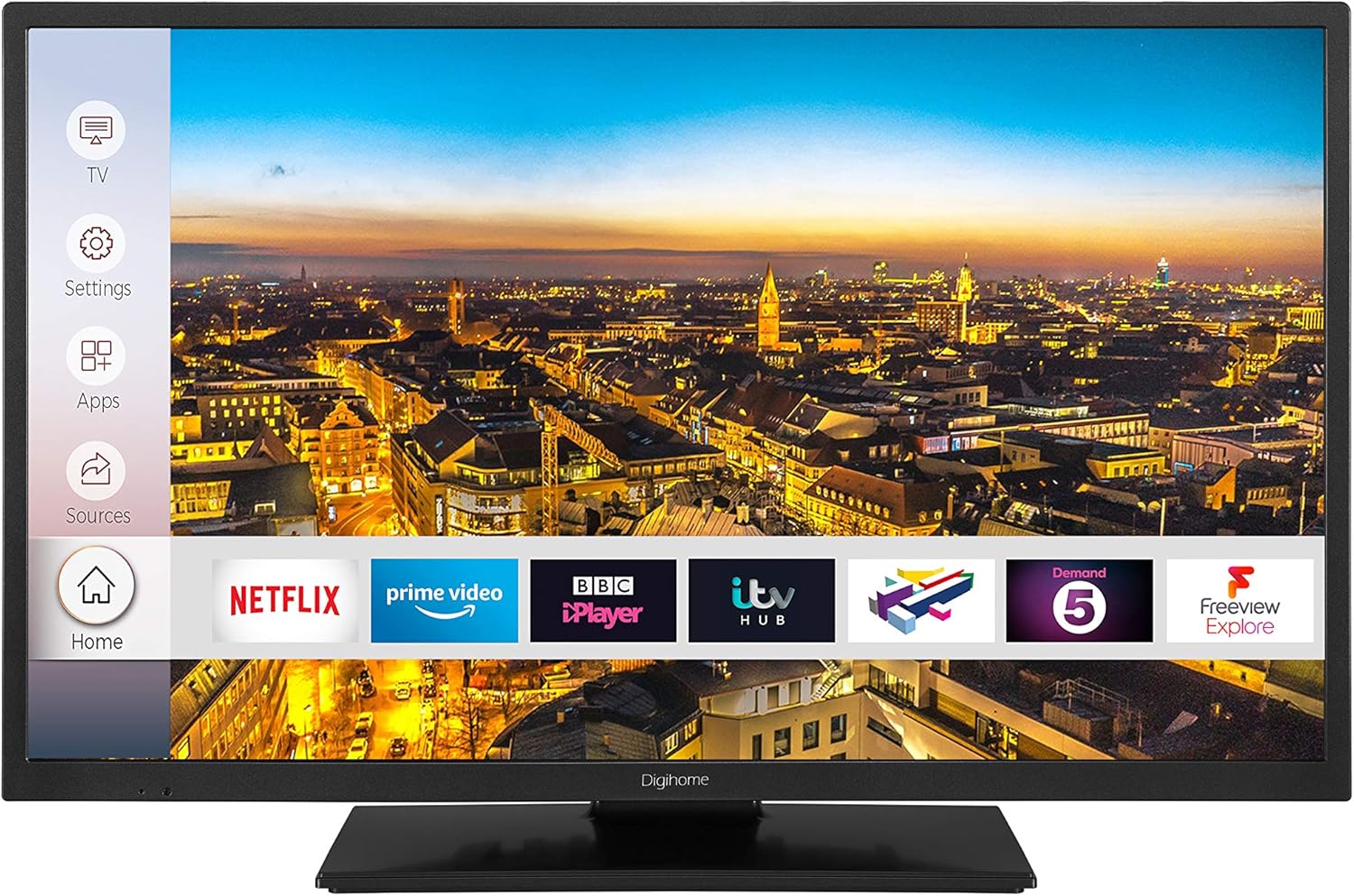 Digihome 32FHDCNTDP 32" Full HD 1080p Smart TV with DTS & Freeview Play ...