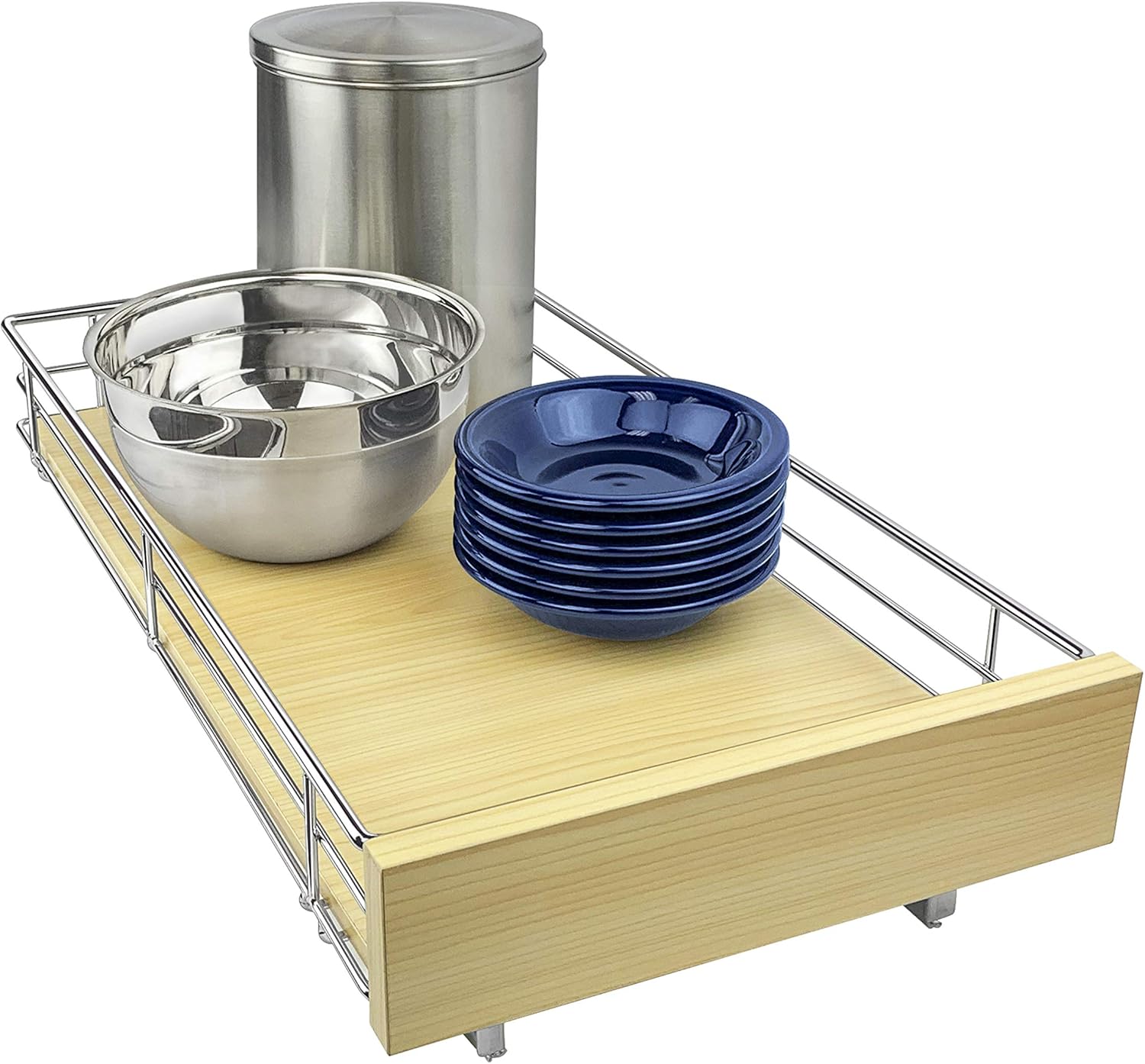 Amazon.com: LYNK PROFESSIONAL® SELECT™ Slide Out Wood Cabinet Organizer ...