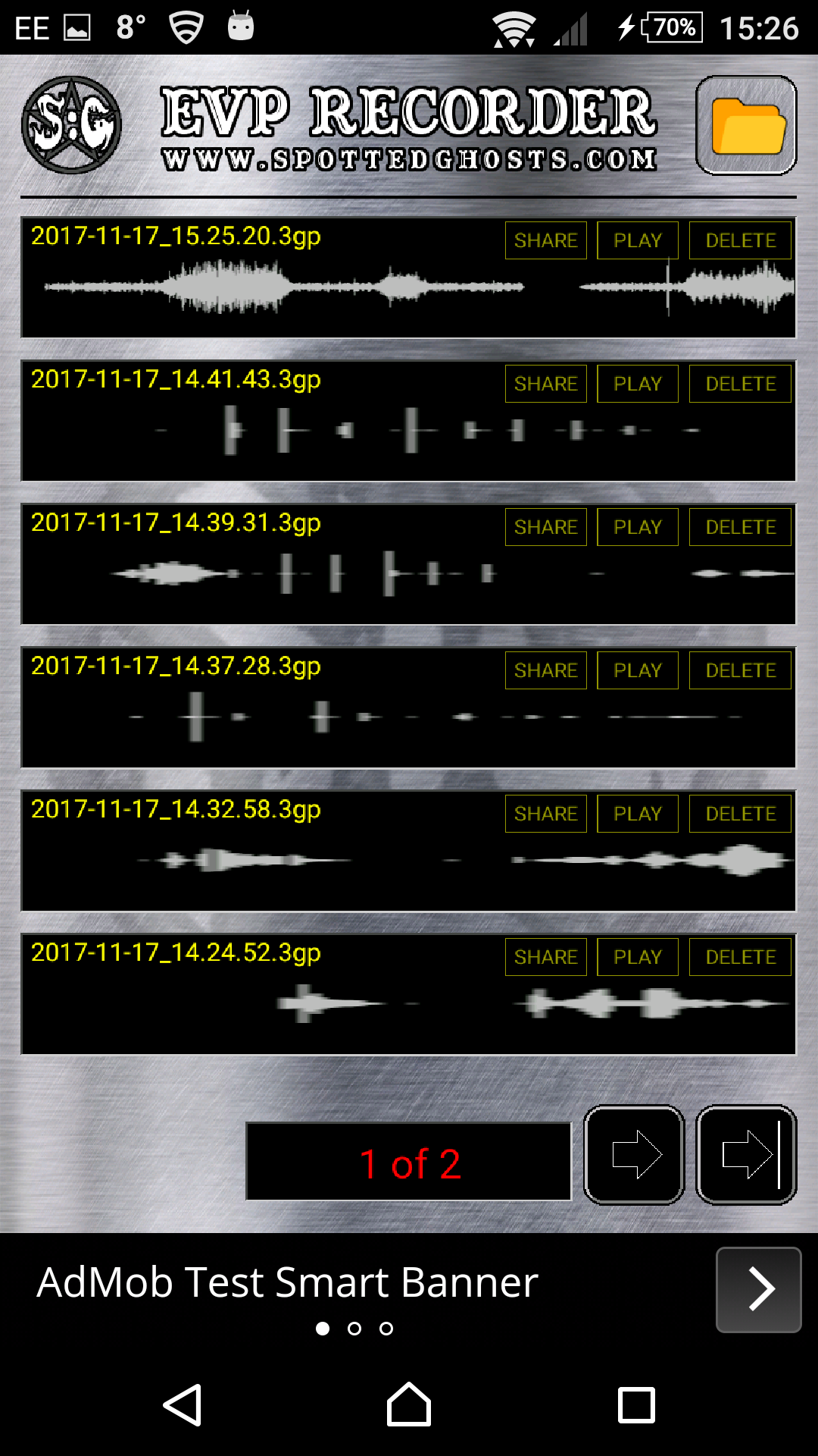 EVP Recorder Compact - Spotted: Ghosts:Amazon.de:Appstore for Android