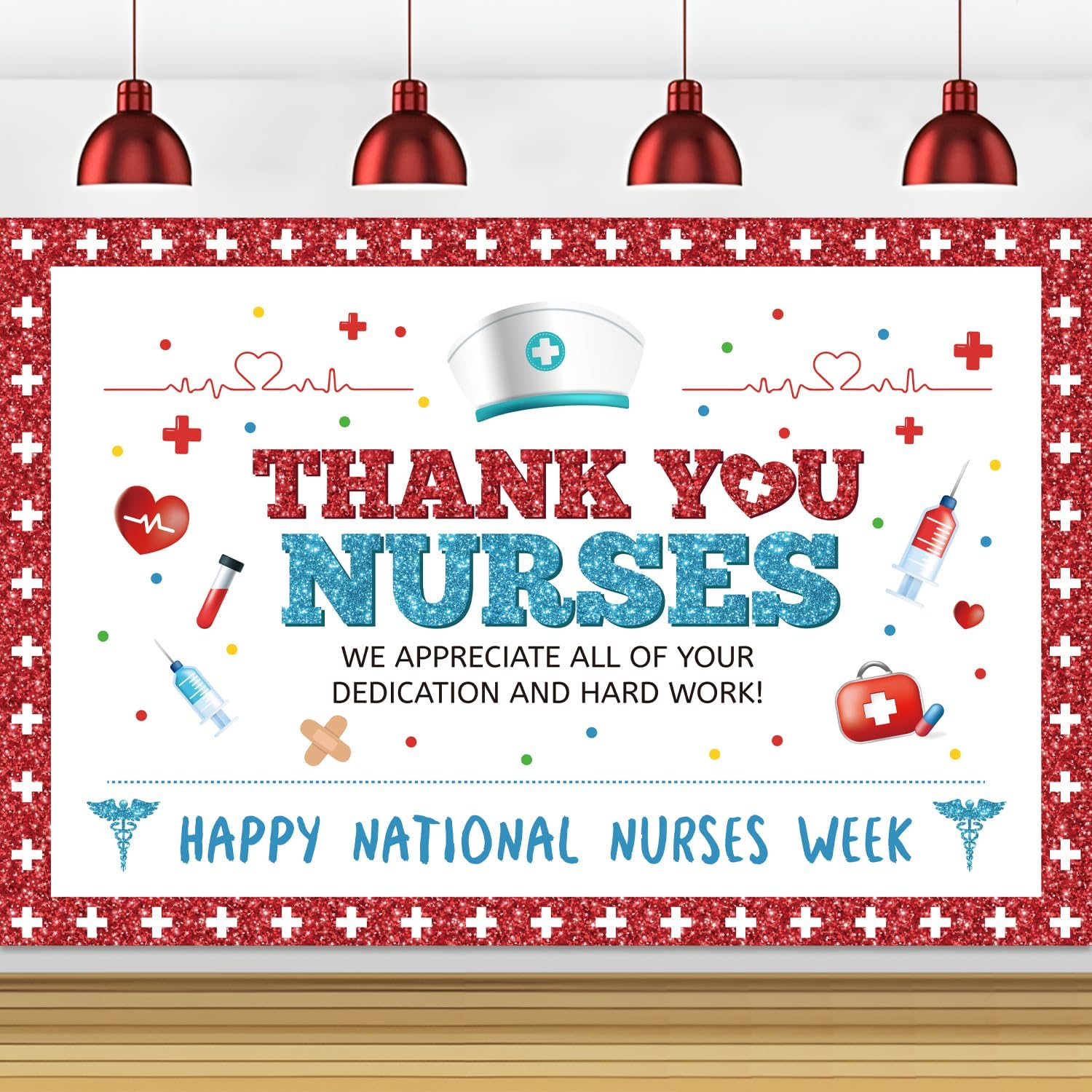 Amazon.com : Lofaris Happy CNA Week Banner We Could Not Have Picked ...