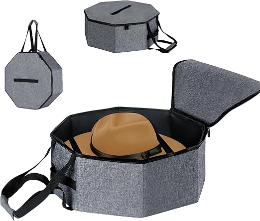 Amazon.com - SHWWQUE Hat Storage Box,Hat Boxes for Women Storage,Cowboy ...