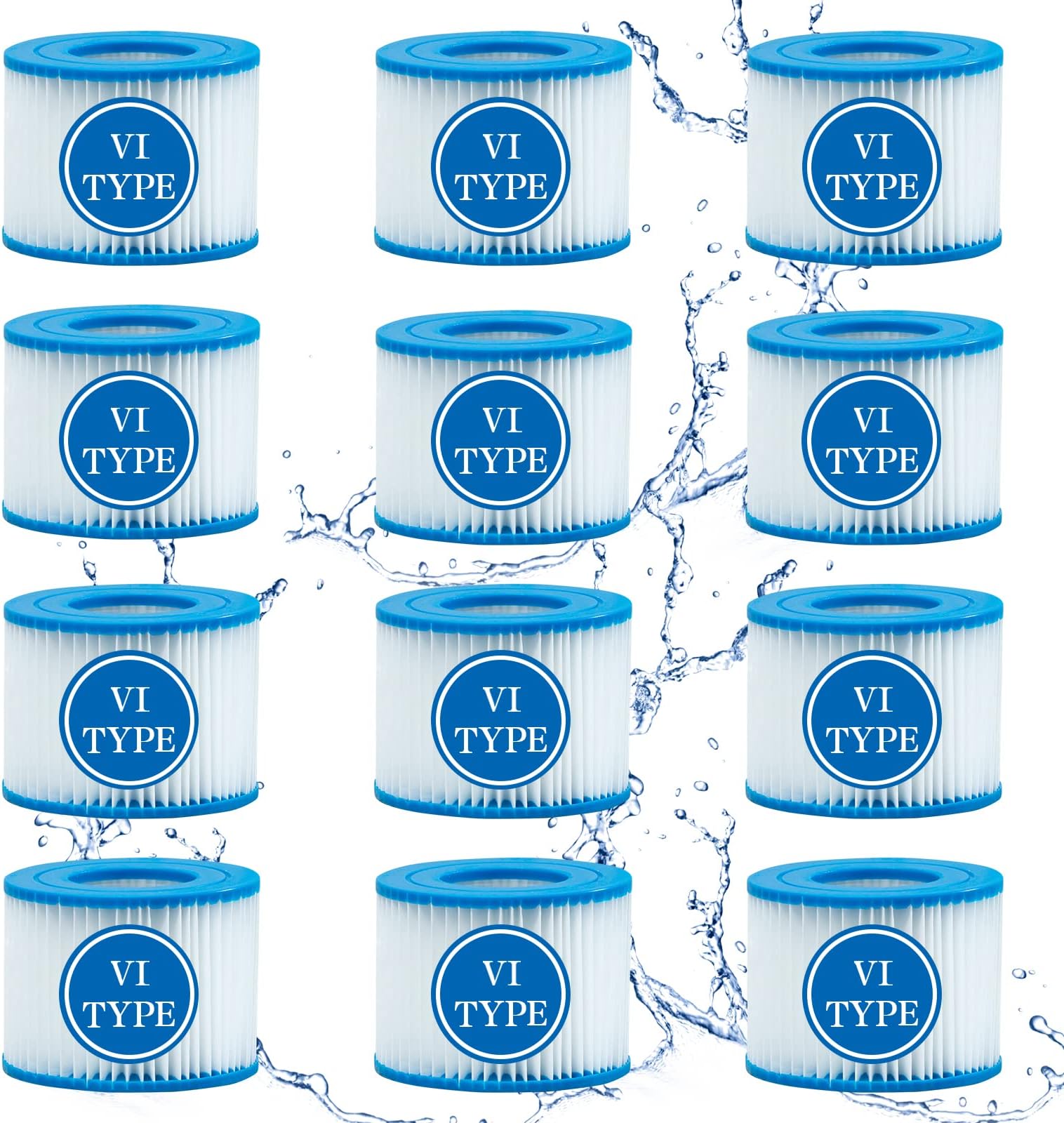 Amazon.com : Coleman Spa Filter Cartridge Type VI 2 Pack : Patio, Lawn ...