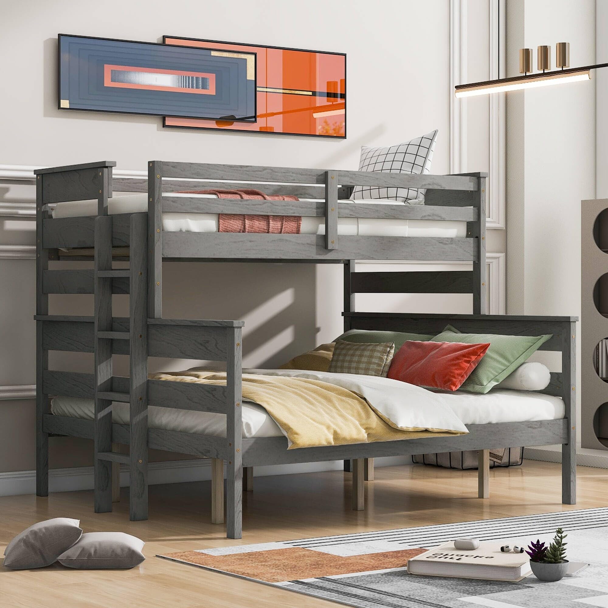Estructura De Litera Queen Sobre Queen Queen Over Queen Bunk Bed