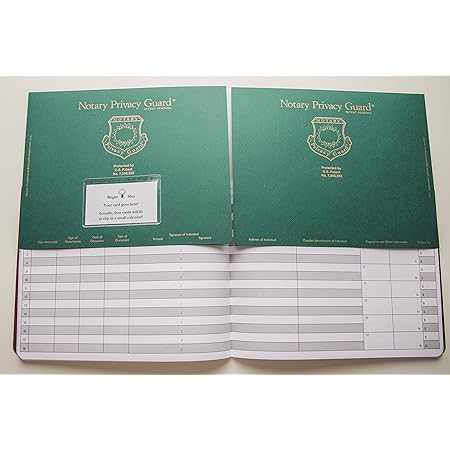 Amazon.com : Notary Privacy Guard Suitable for Journal of Notarial ...