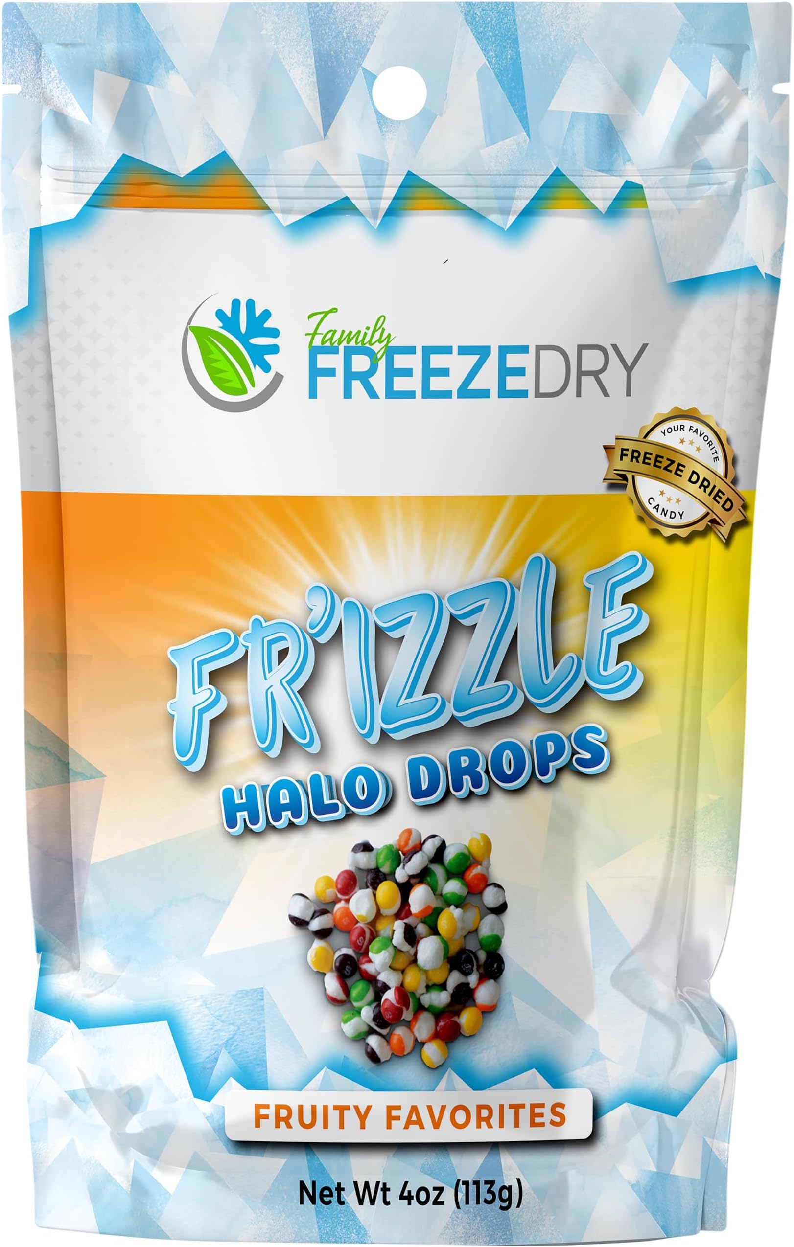 Amazon.com : FR'IZZLE Halo Drops Fruity Favorites : Grocery & Gourmet Food