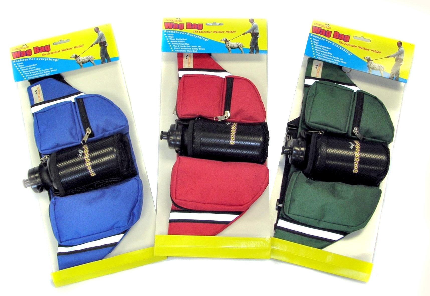 SnuggleSafe WALKER/TRAINER WAG BAG with FREE fold up Bowl & Bottle plus ...