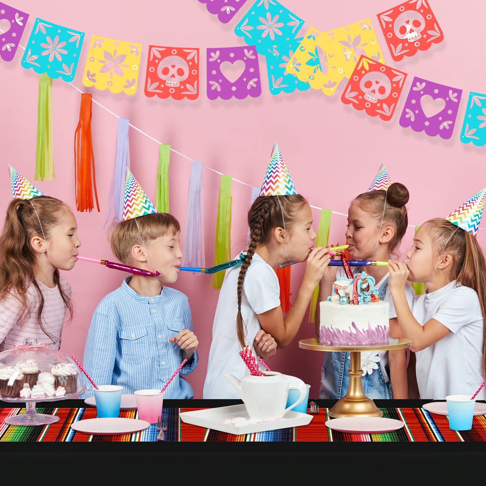 Snapklik.com : Hosuly Mexican Fiesta Tablecloth 54 X 108 Party Plastic ...