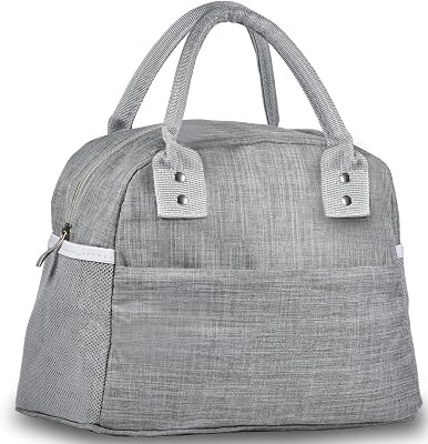 Smash Insulated Lunch Tote, Grey/Blush: Lunch Bags: Amazon.com.au