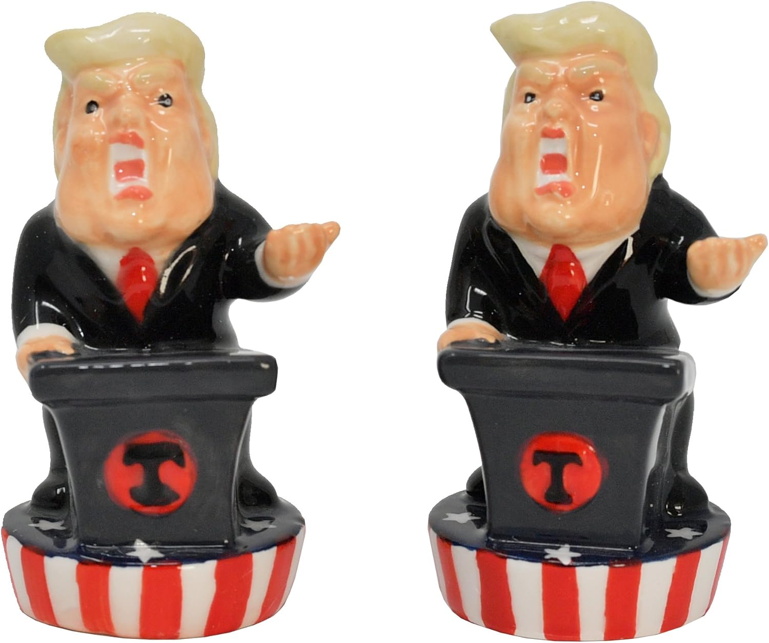 Amazon.com: Home-X - Donald Trump Salt and Pepper Set, Fun Novelty Salt ...
