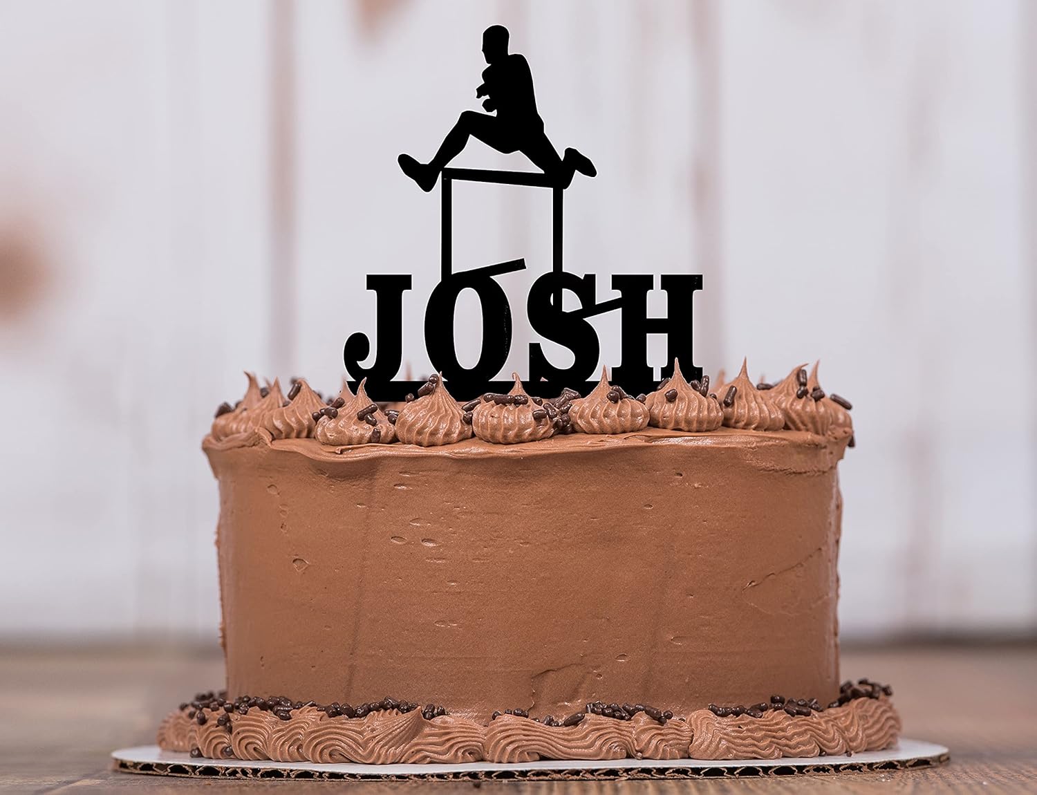 Amazon.com: Hurdler Cake Topper, Track and Field, Sports Birthday Party ...