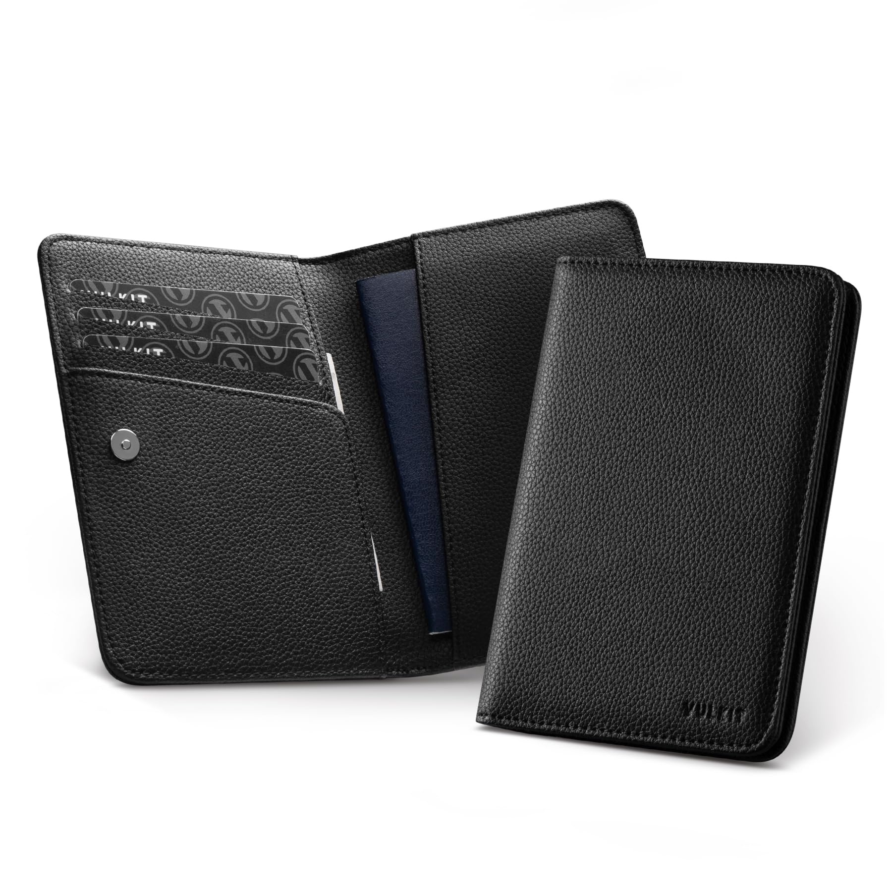 Amazon.com | VULKIT Passport Holder Magnetic Closure RFID Blocking ...
