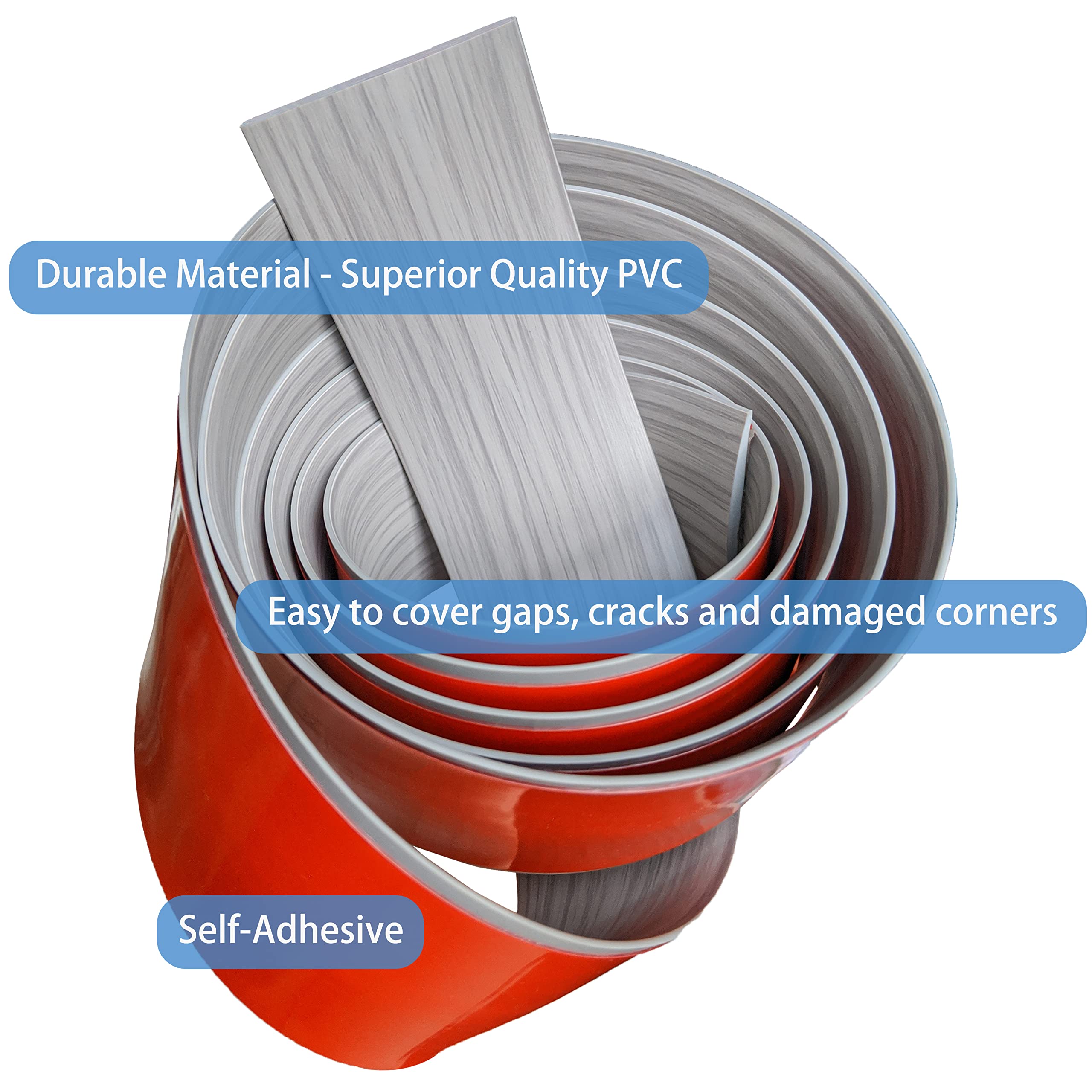 Snapklik.com : Self-Adhesive Floor Transition Strip - Cover Threshold ...