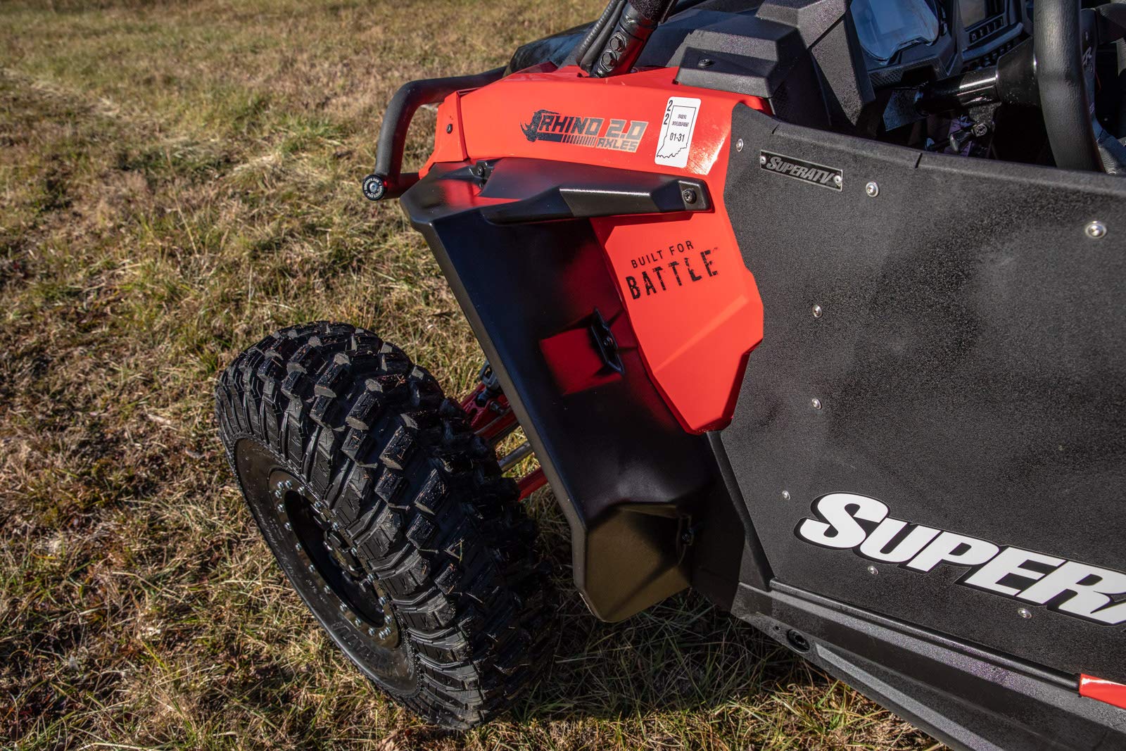 Wide Front Fender Flares HeyUTV Extended Front Fender Flares For ...