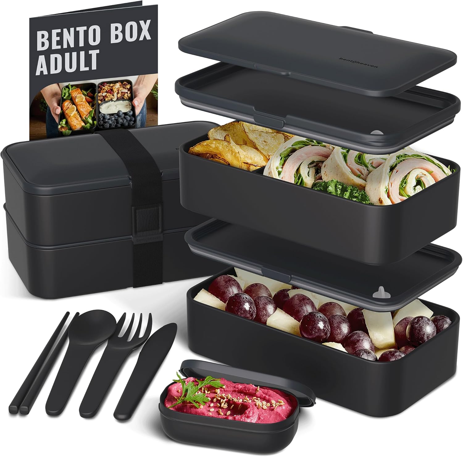 Bentoheaven Caja Bento Premium para Almuerzo para Adultos con ...
