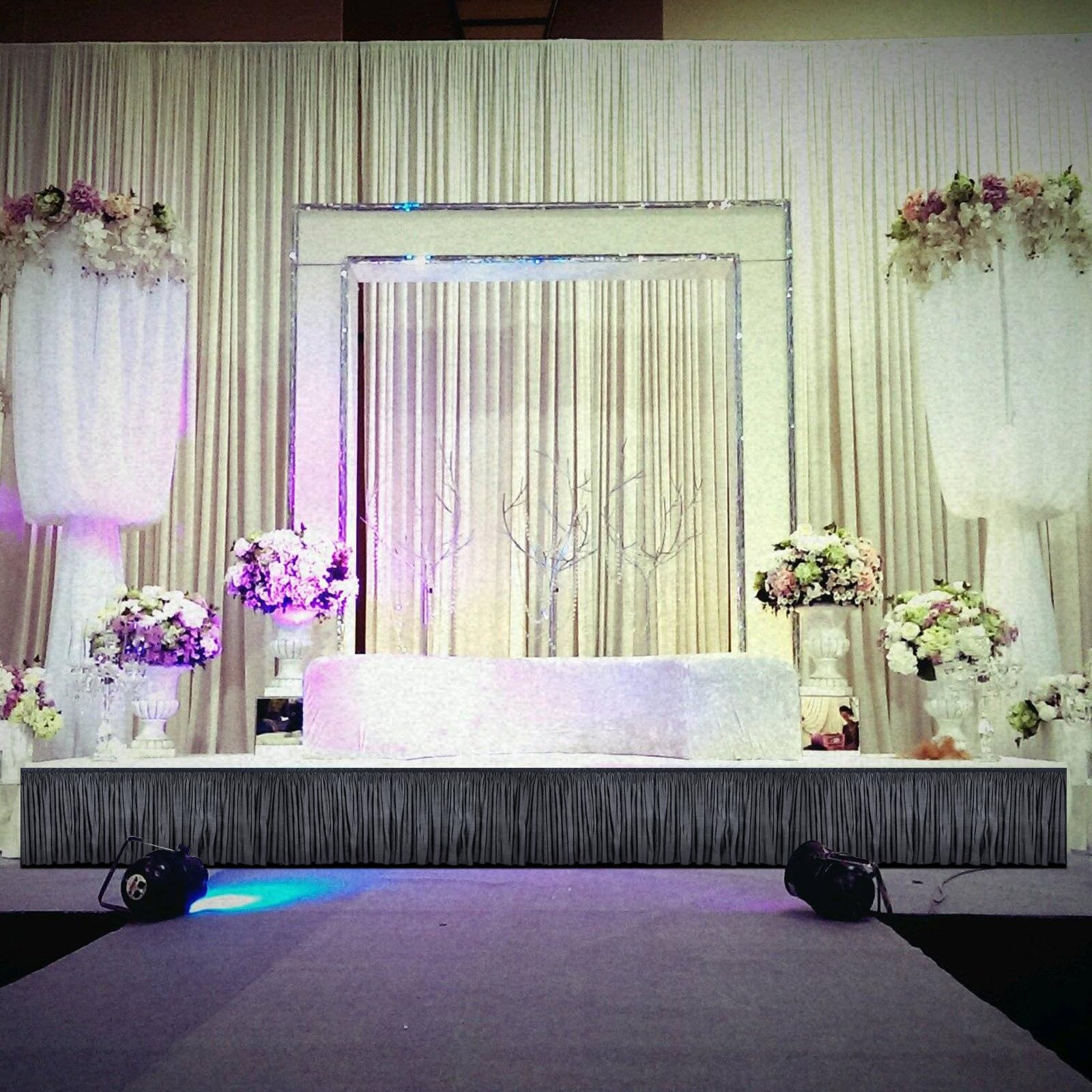 Snapklik.com : Willinglong Stage Skirting Portable Stage Skirt Skirting ...