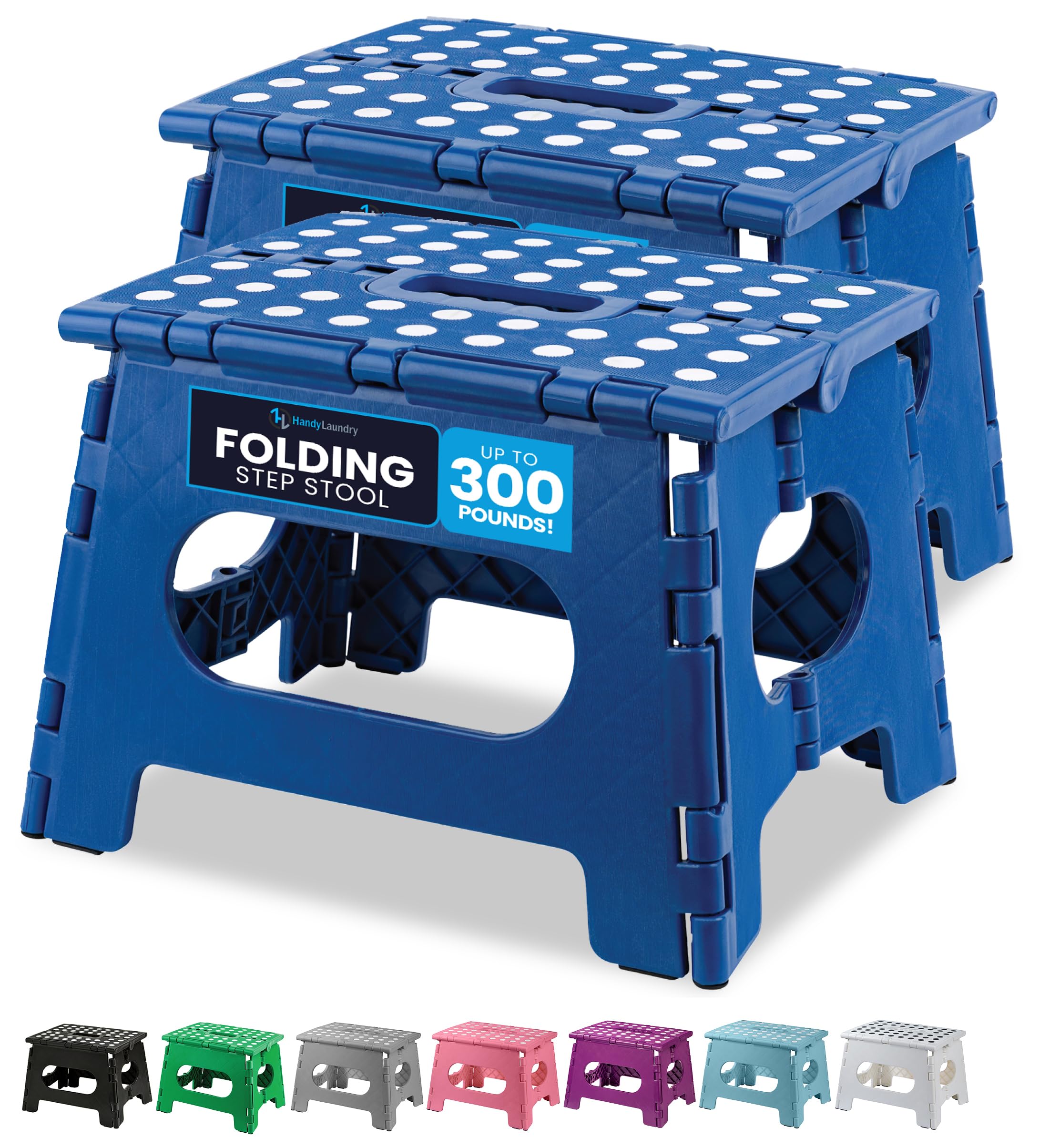 Amazon.com: Handy Laundry Folding Lightweight Step Stool is Sturdy ...