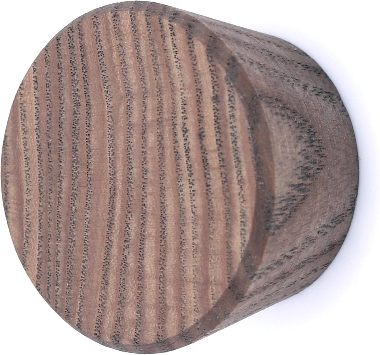 TOROS store 6 Pack Walnut Wood Cabinet Knobs - 1 ½ " Diameter Round ...