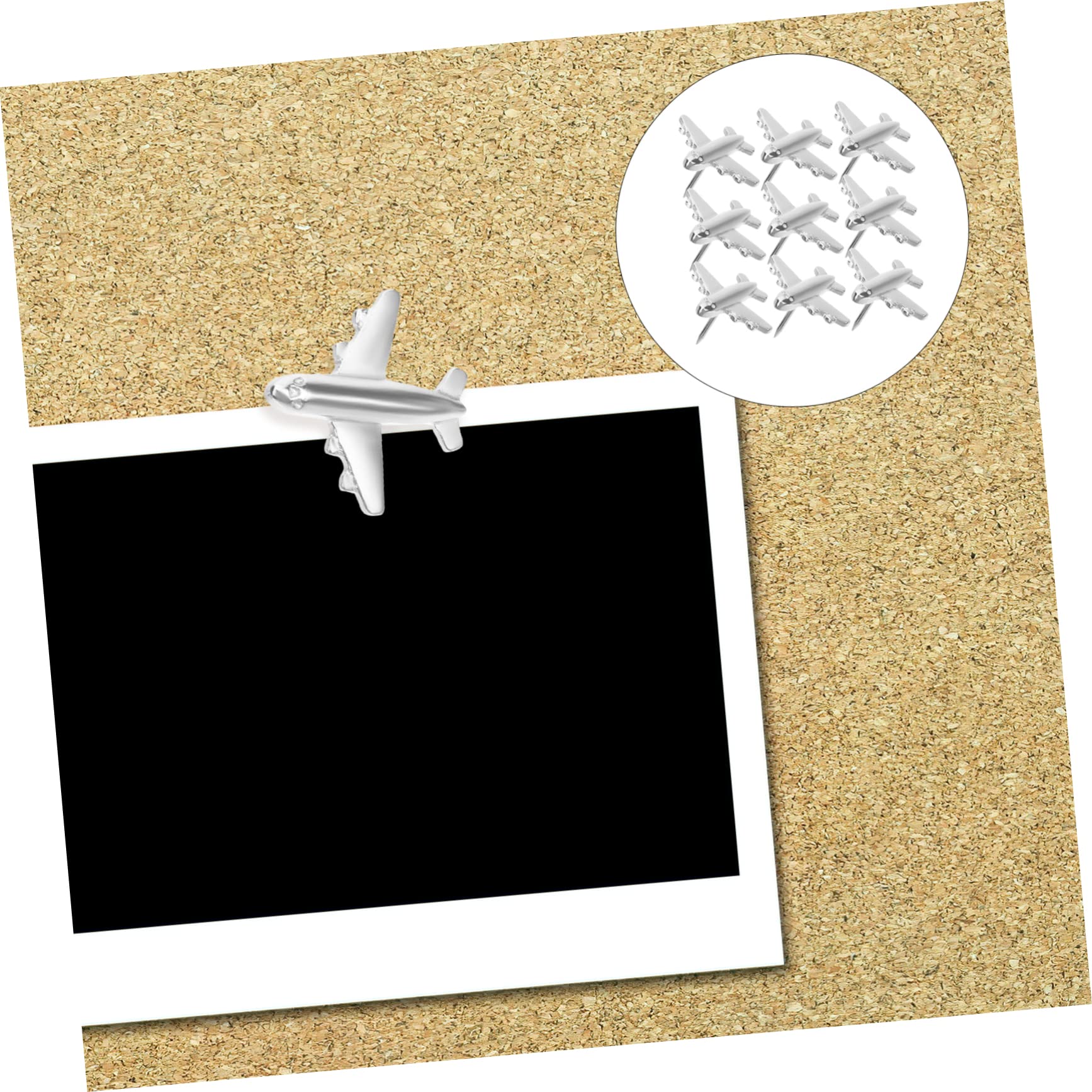 Snapklik.com : 60 Pcs Aircraft Pushpin Thumb Tacks For Wall Decorative ...