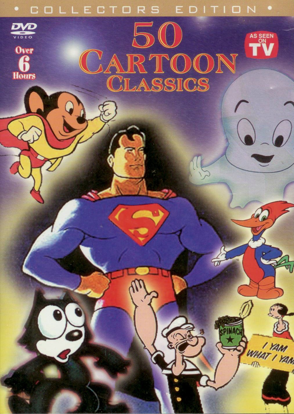 Snapklik.com : 50 CLASSIC CARTOONS-Over 6 Hours On DVD Video