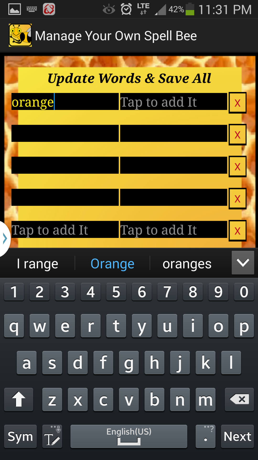 Spelling Bee Genius - App on Amazon Appstore