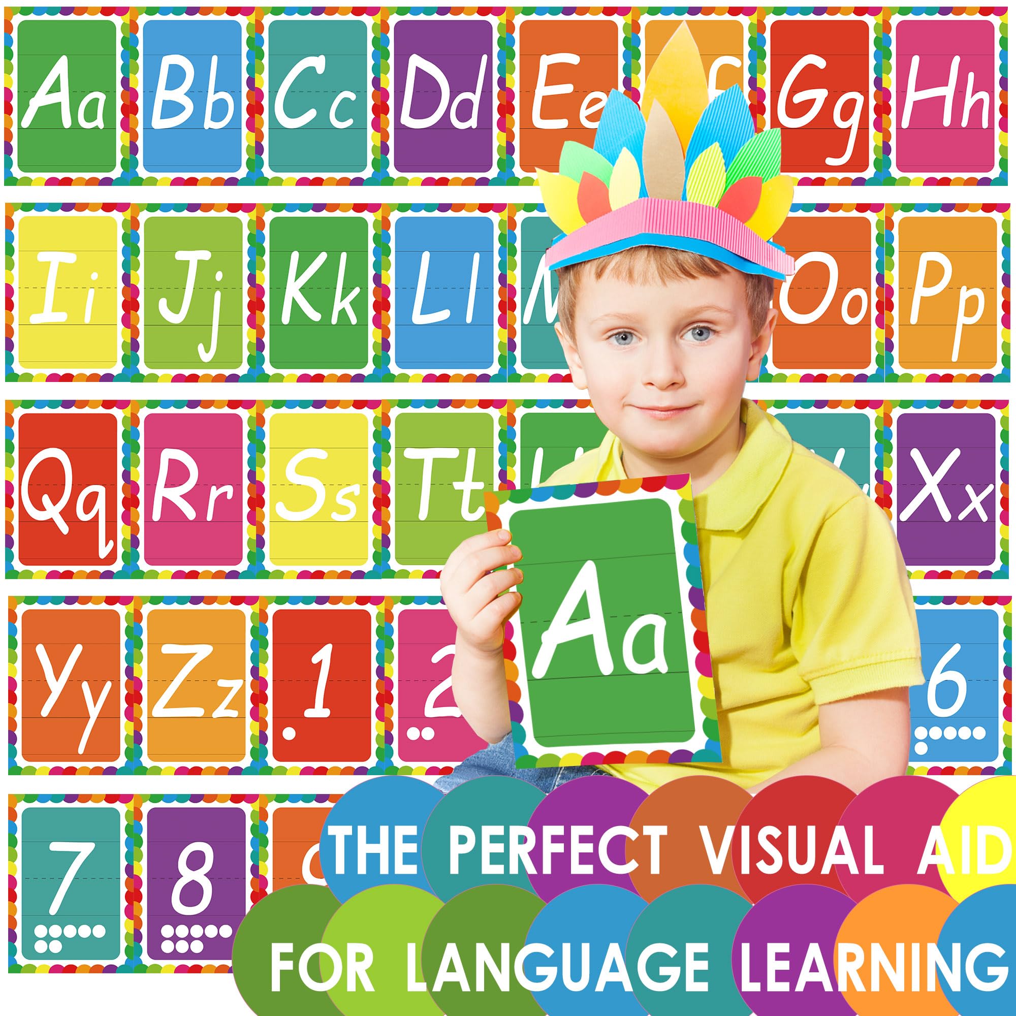 Snapklik.com : 36 Alphabet Bulletin Board Set, Alpethabet Line ABC ...