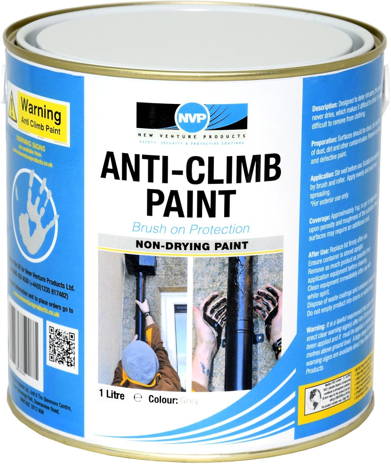 Anti-Climb Security Paint | New Venture Products | Long lasting ...
