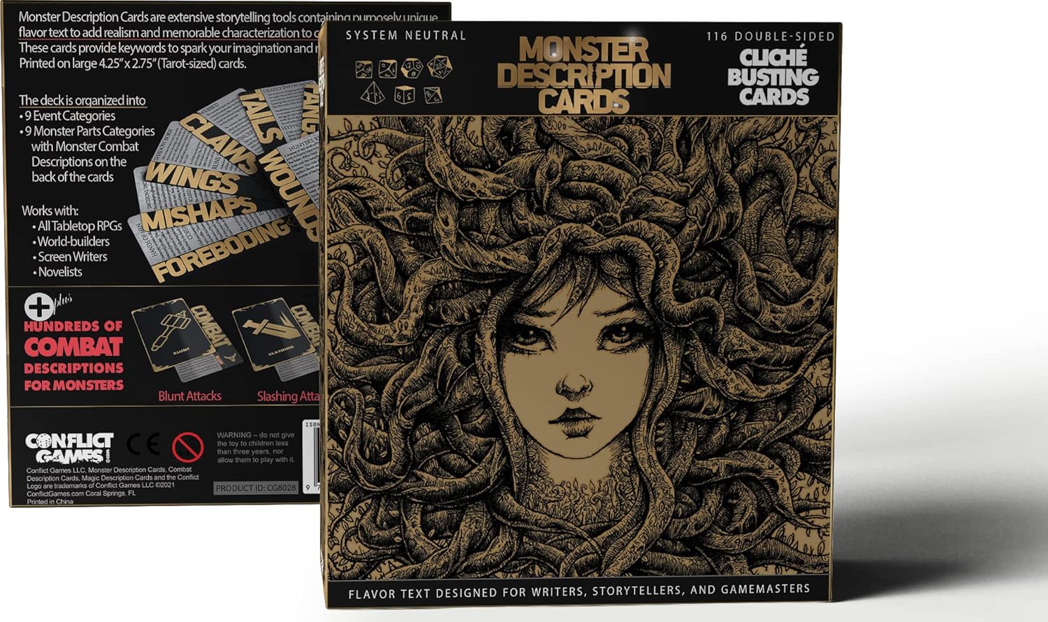 Amazon.com: MONSTER DESCRIPTION CARDS | Showcase Monsters in your DnD ...