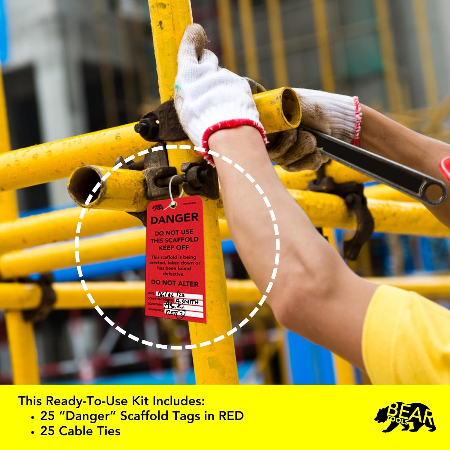BearTOOLS Scaffold Tags - Safety Inspection Kit with Philippines | Ubuy