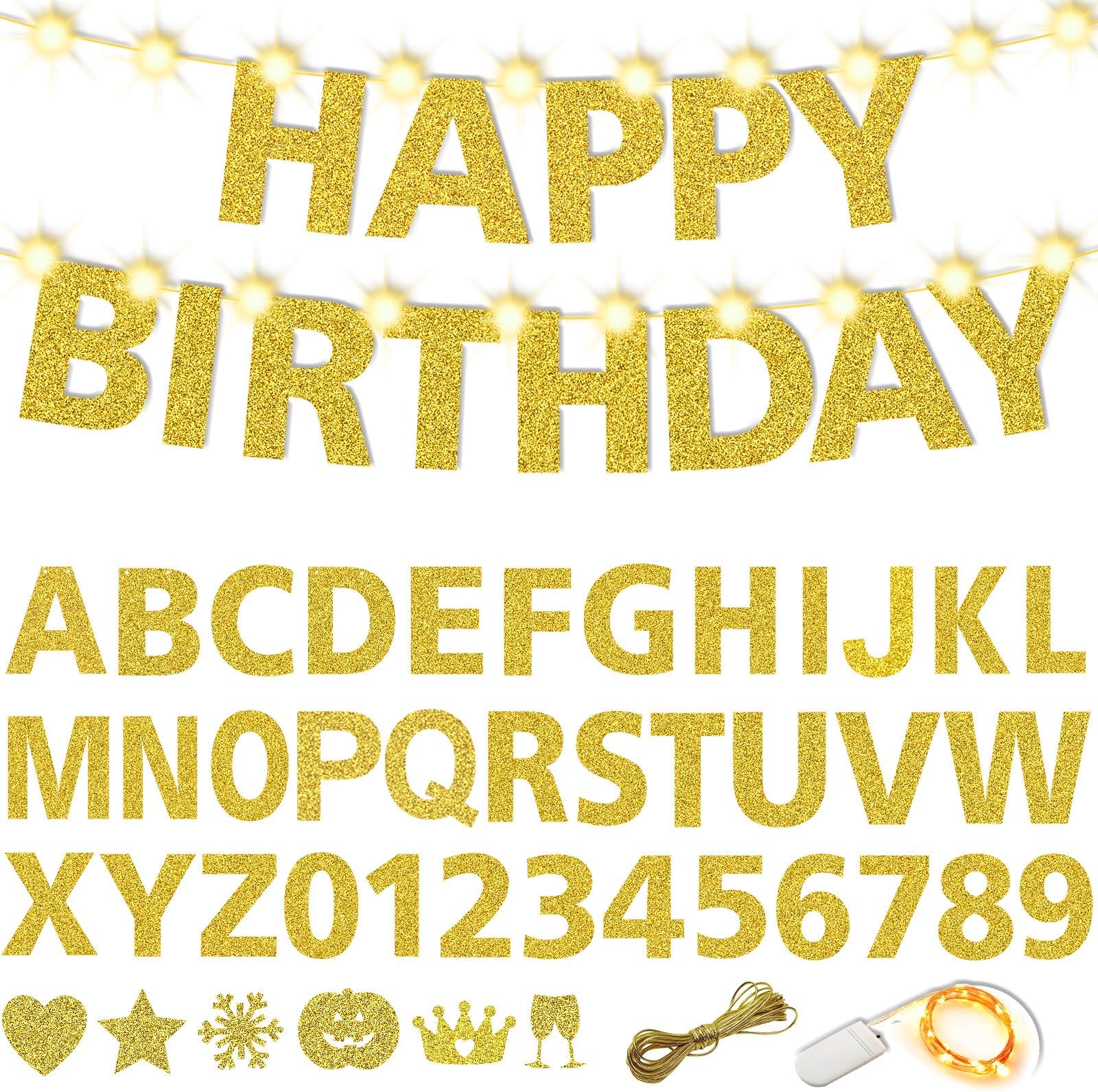 Amazon.com: Juvale 126 Pieces Make Your Own Banner Kit - DIY Banner ...