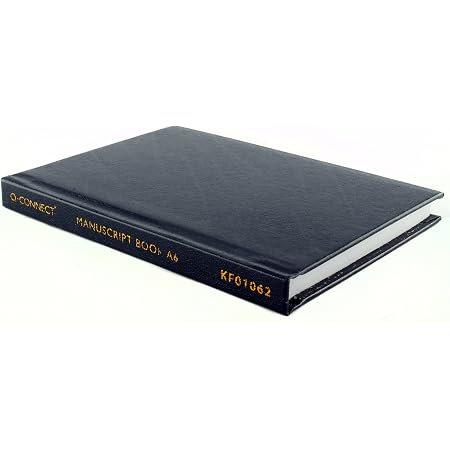 Q Connect A6 Ruled Feint 96 Pages Manuscript Book : Amazon.co.uk ...