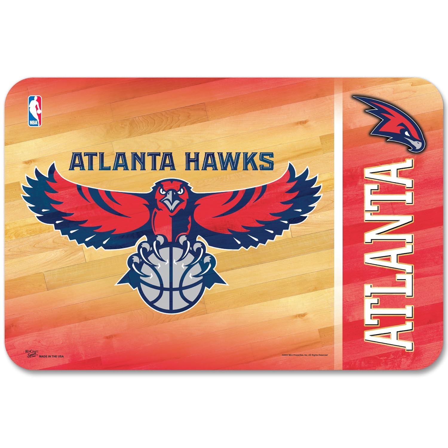 NBA Atlanta Hawks 20 x 30-inch Floor Mat : Amazon.in: Sports, Fitness ...