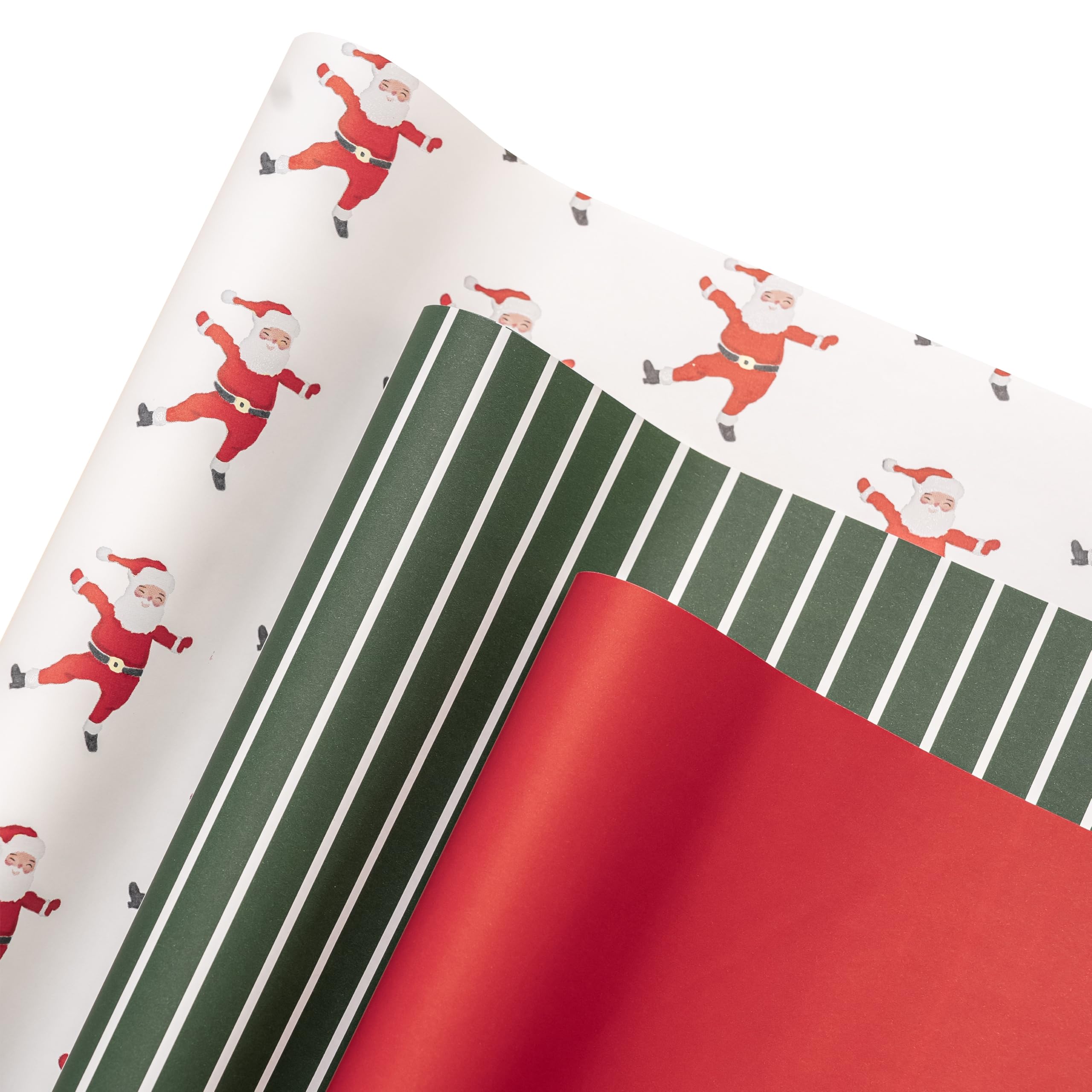 Amazon.com: Merry Market 3-pack Premium Matte Christmas Wrapping Paper ...