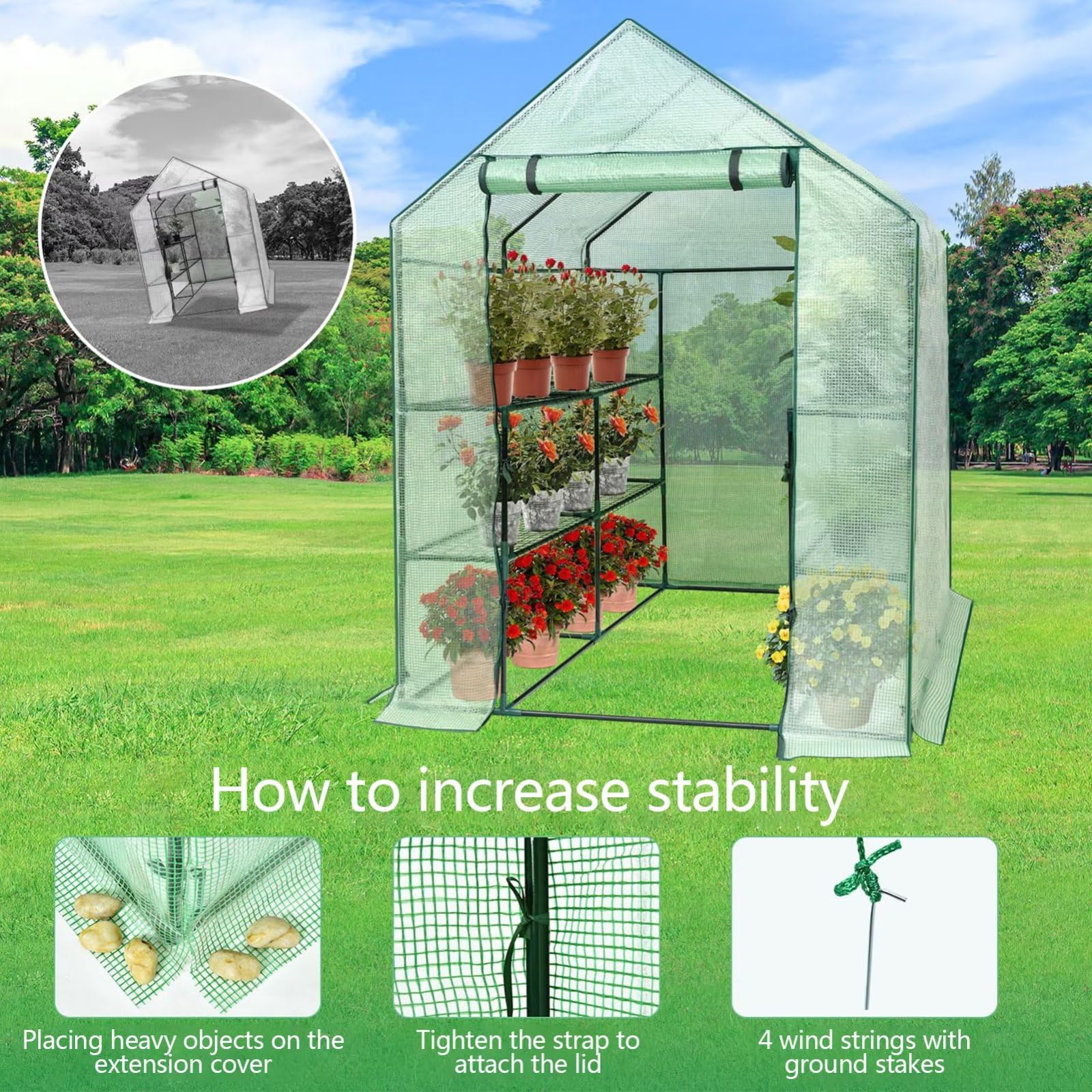 Portable Greenhouse Winter