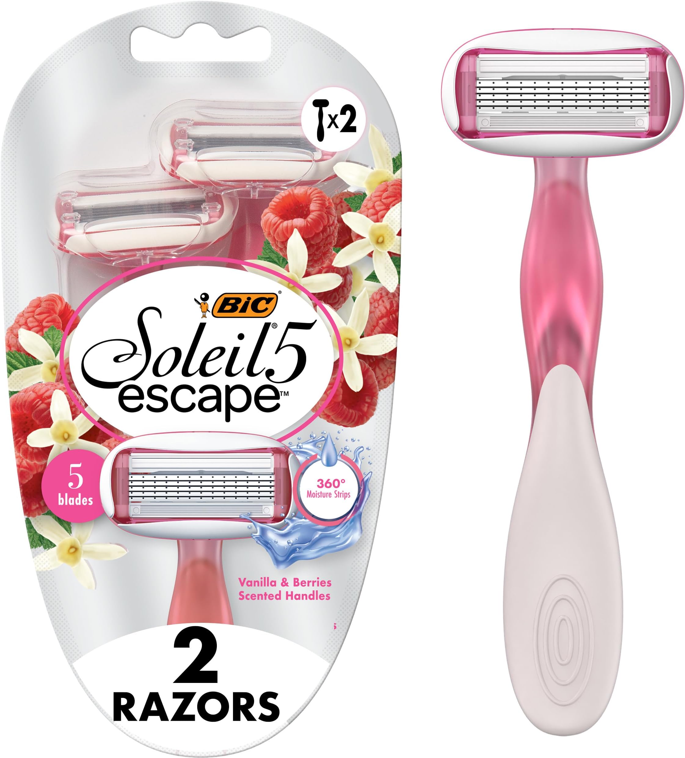 Amazon.com: BIC Soleil Sensitive Women's Disposable Razors, 3 Blades ...