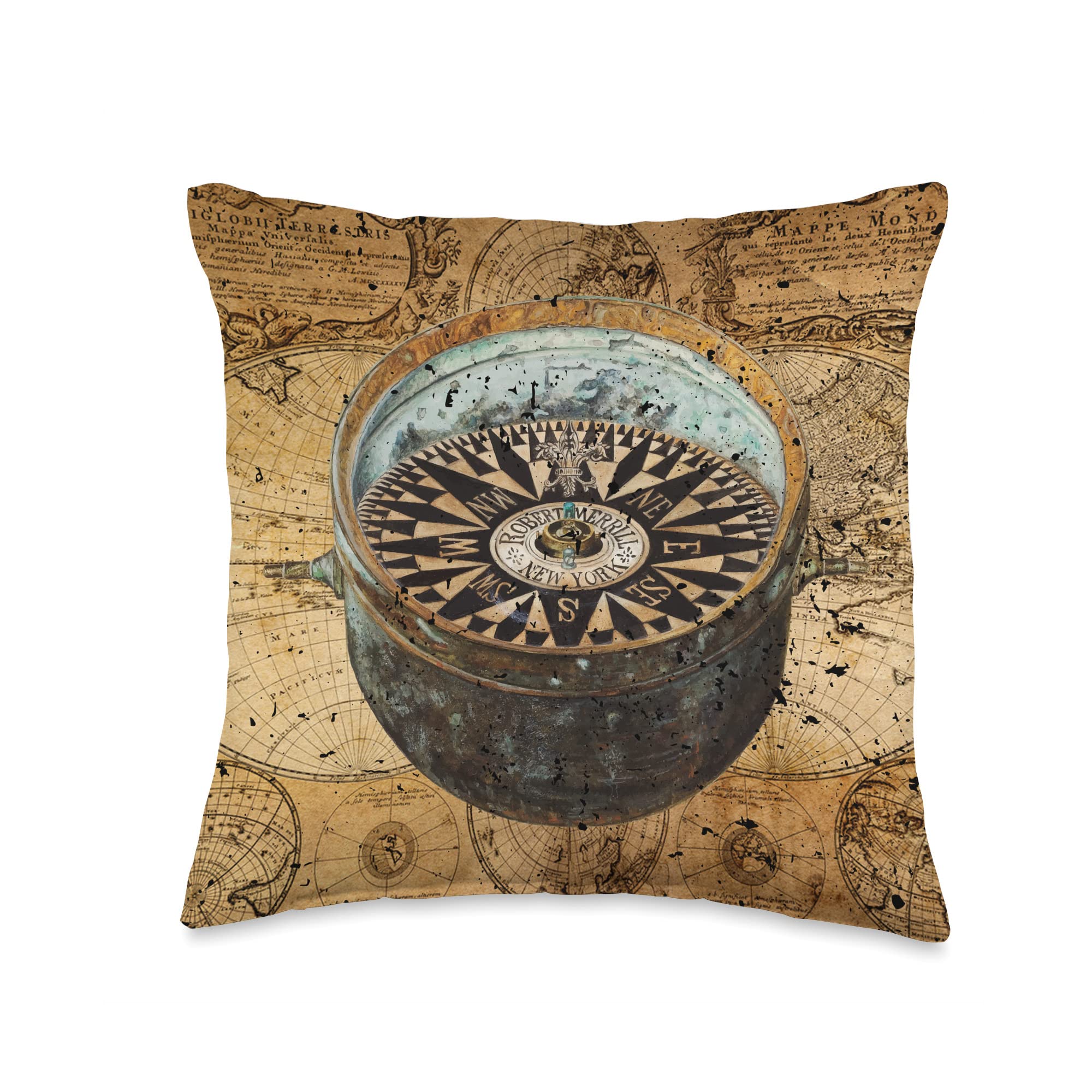 Steampunk Compass Map