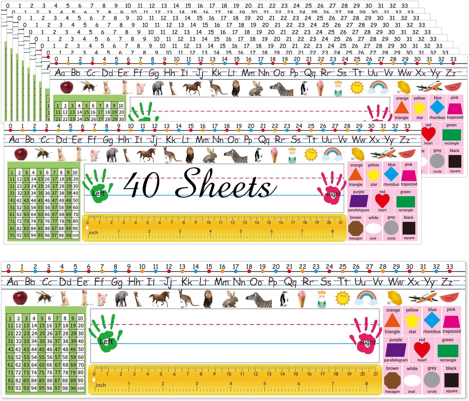 Amazon.com: Desk Nameplates,40pcs Name Tags for Classroom,Waterproof ...