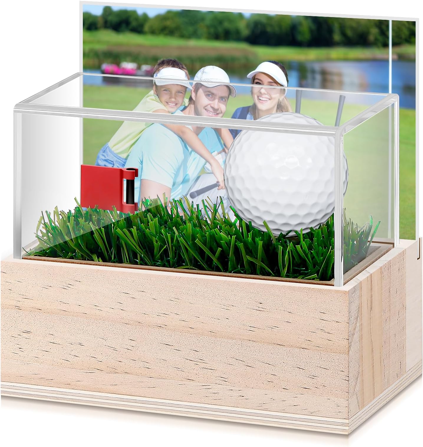 Amazon.com: 1 PC Golf Ball Display Case, UV Protected Golf Ball Display ...