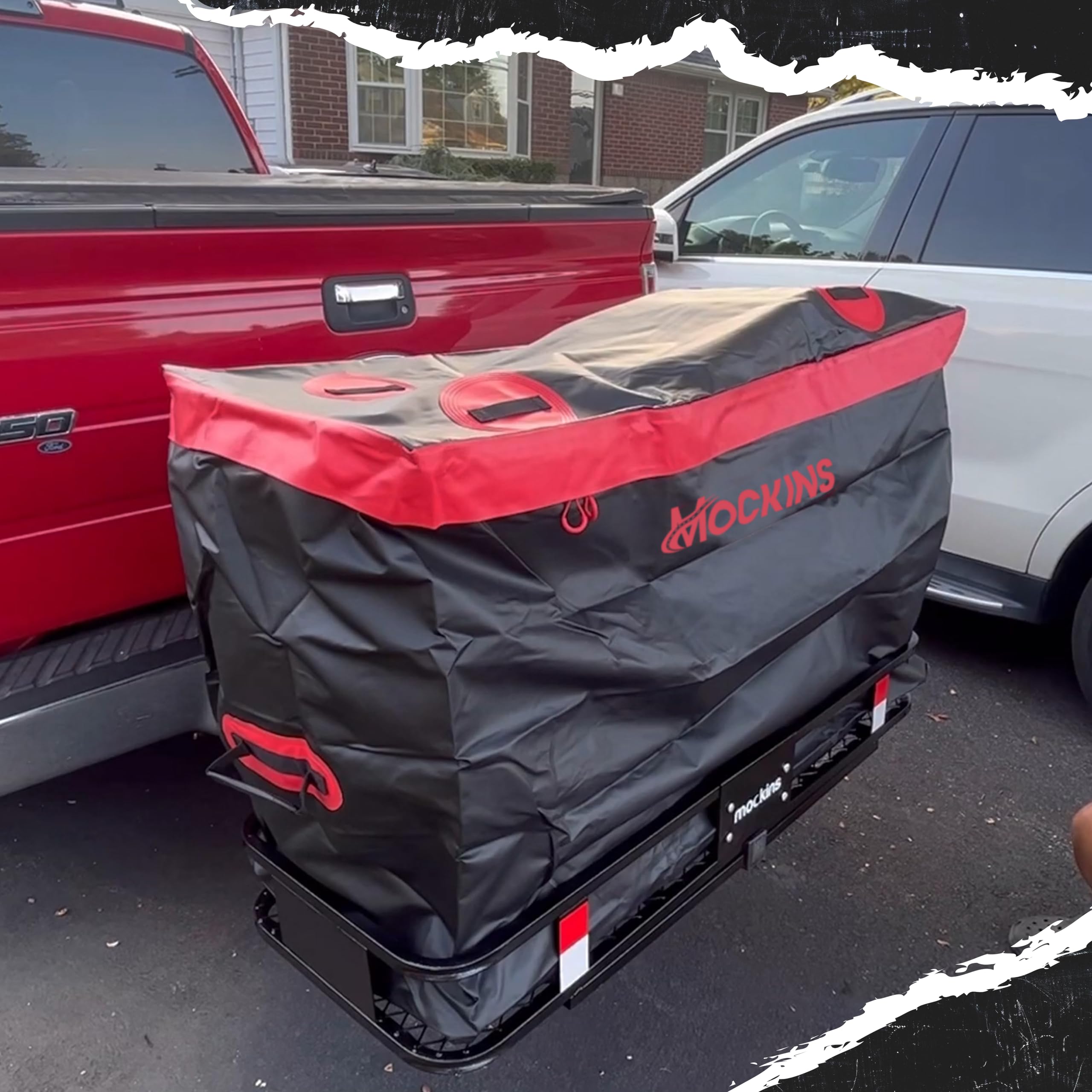 Snapklik.com : 500 Lbs Cap Folding Cargo Carrier Hitch Mount Hitch ...