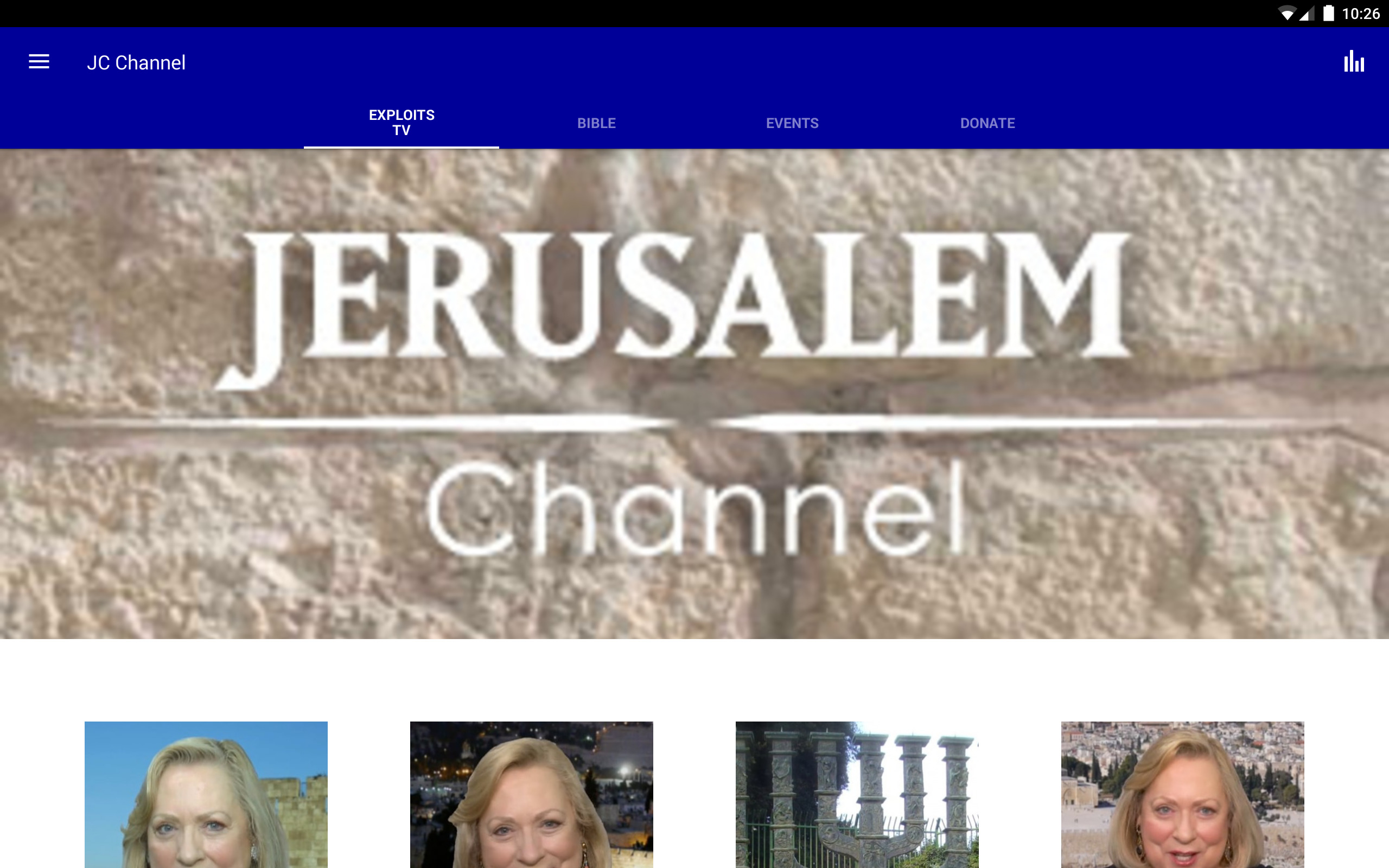 The Jerusalem Channel - App on Amazon Appstore