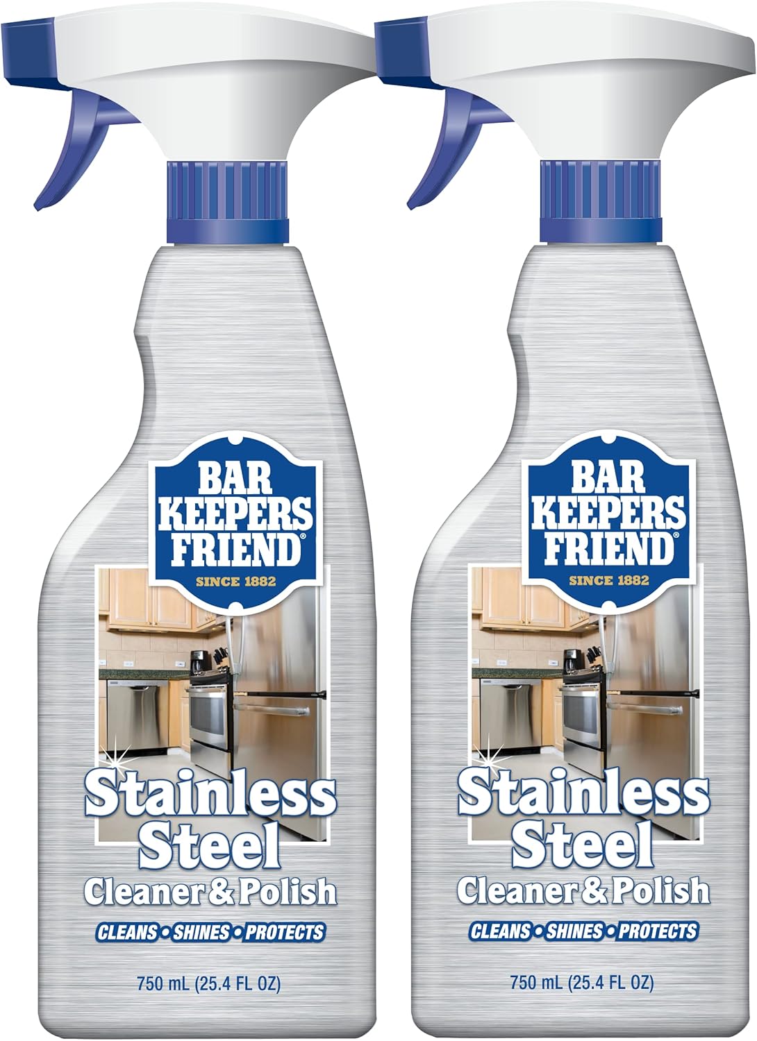 Amazon.com: Bar Keepers Friend Stainless Steel Cleaner and Polish Spray ...
