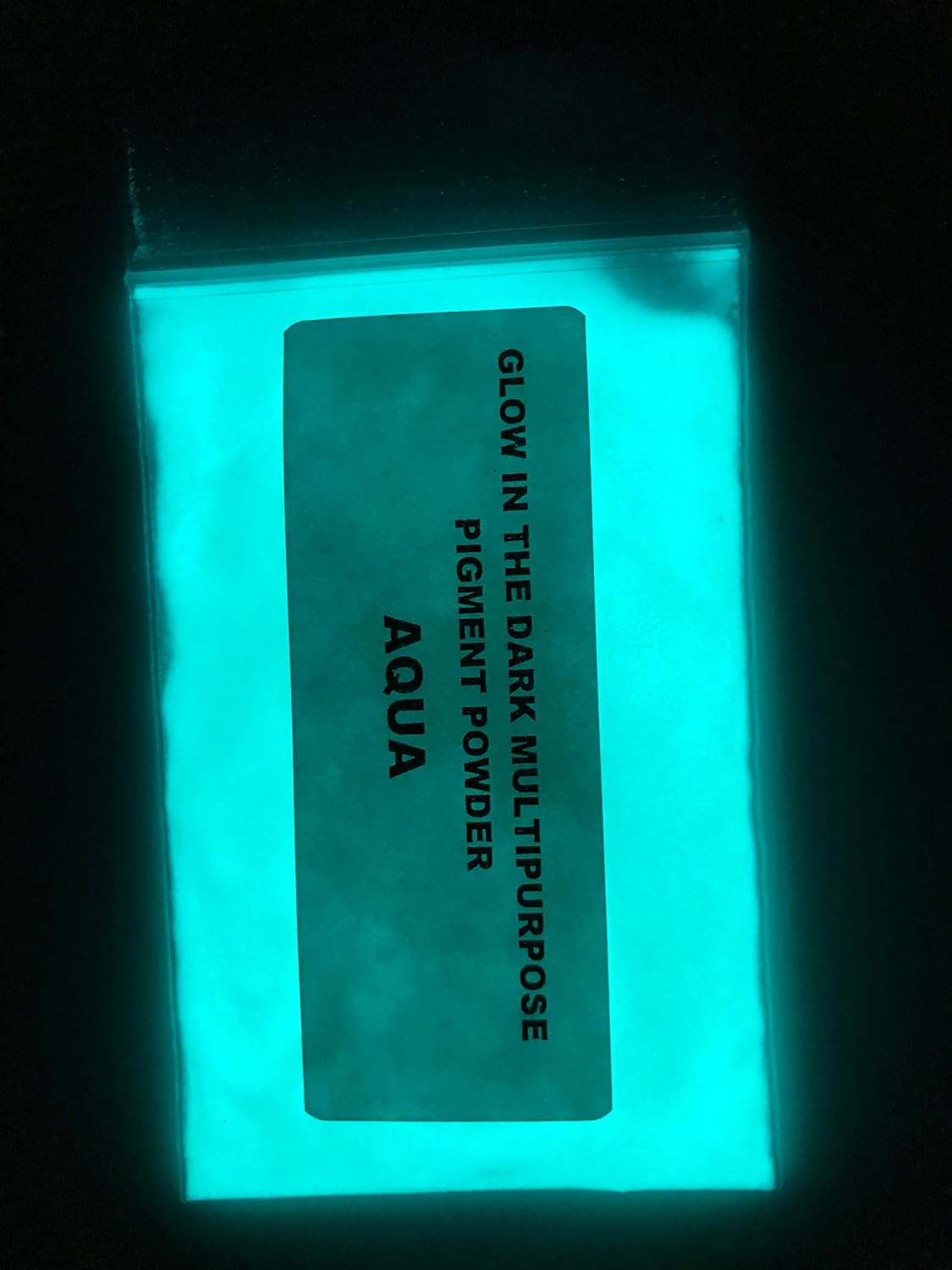 Amazon.com: Aqua Glow in The Dark Multipurpose Pigment Powder 1.5Oz ...