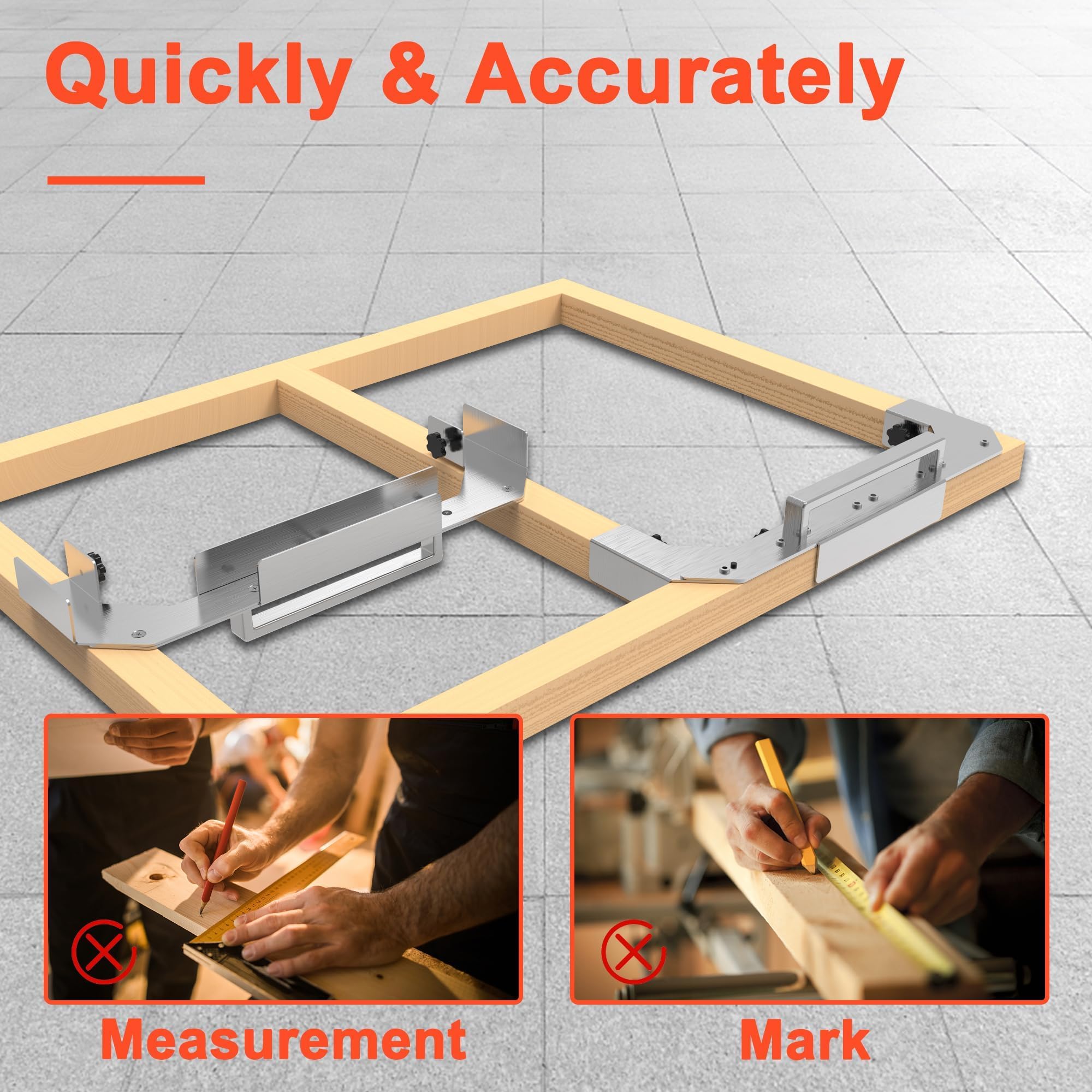 Snapklik.com : 3 In 1 Stud Framing Tool, 16/20/24 Inch Adjustable Size ...