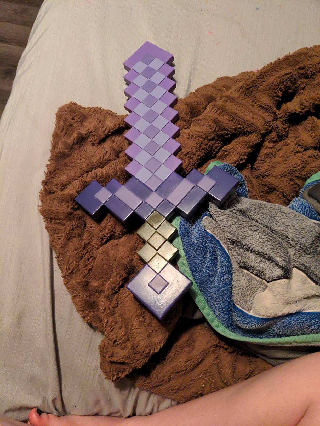 $4/mo - Finance Minecraft Enchanted Purple Sword Toy | Buy Now, Pay Later