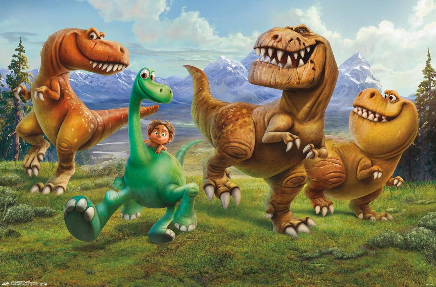 Amazon.com: Trends International Disney Pixar The Good Dinosaur - Group ...
