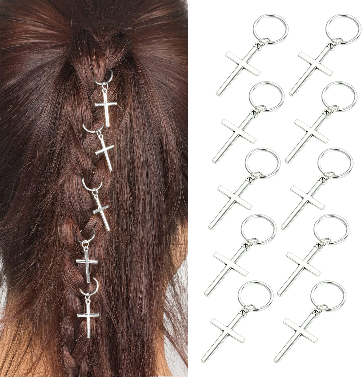 Amazon.com : 10-Piece Gold & Silver Alloy Hair Clips, Hair Accessories ...