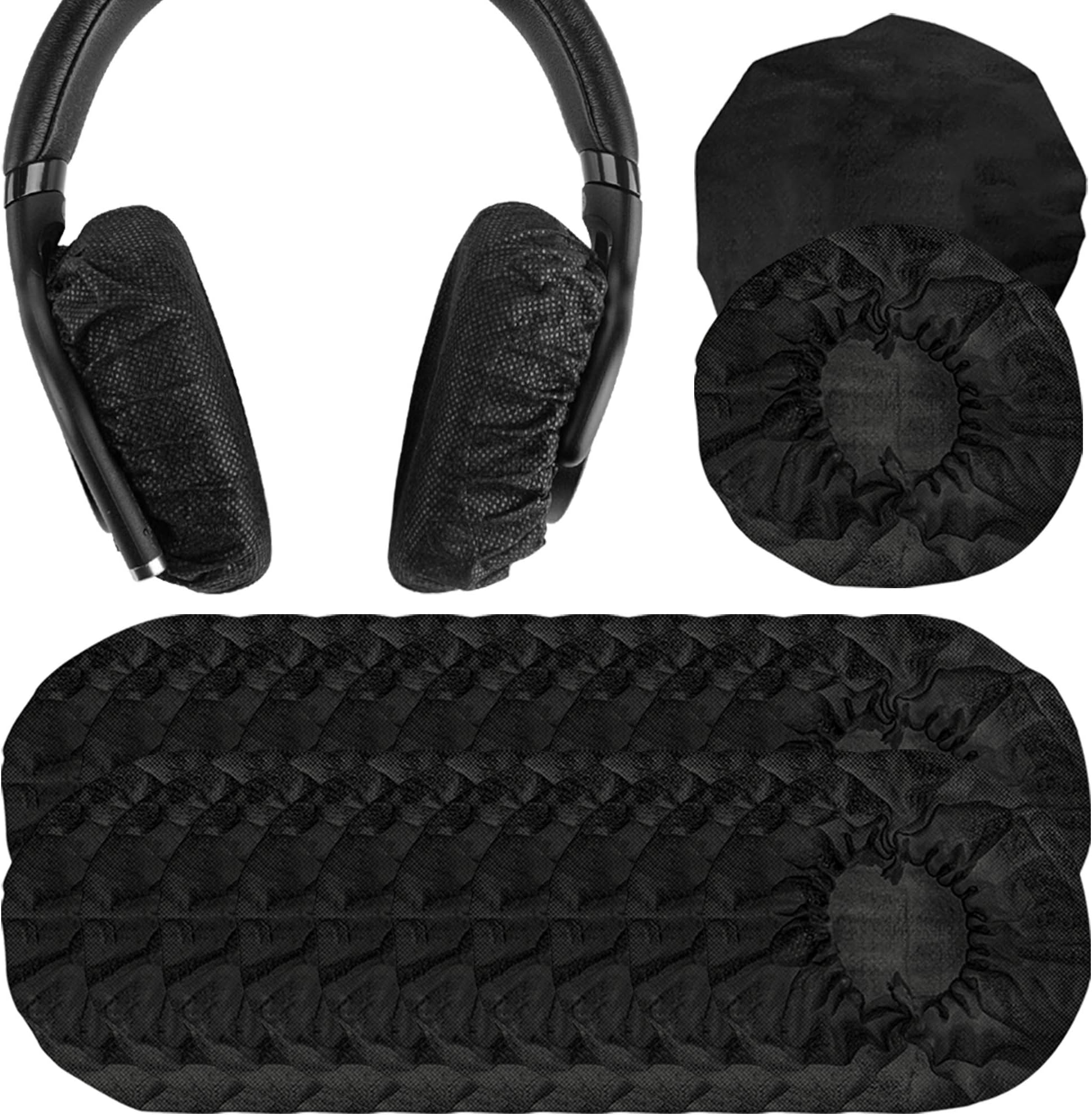 Amazon.com: Geekria 100 Pairs Disposable Headphones Ear Cover for On ...